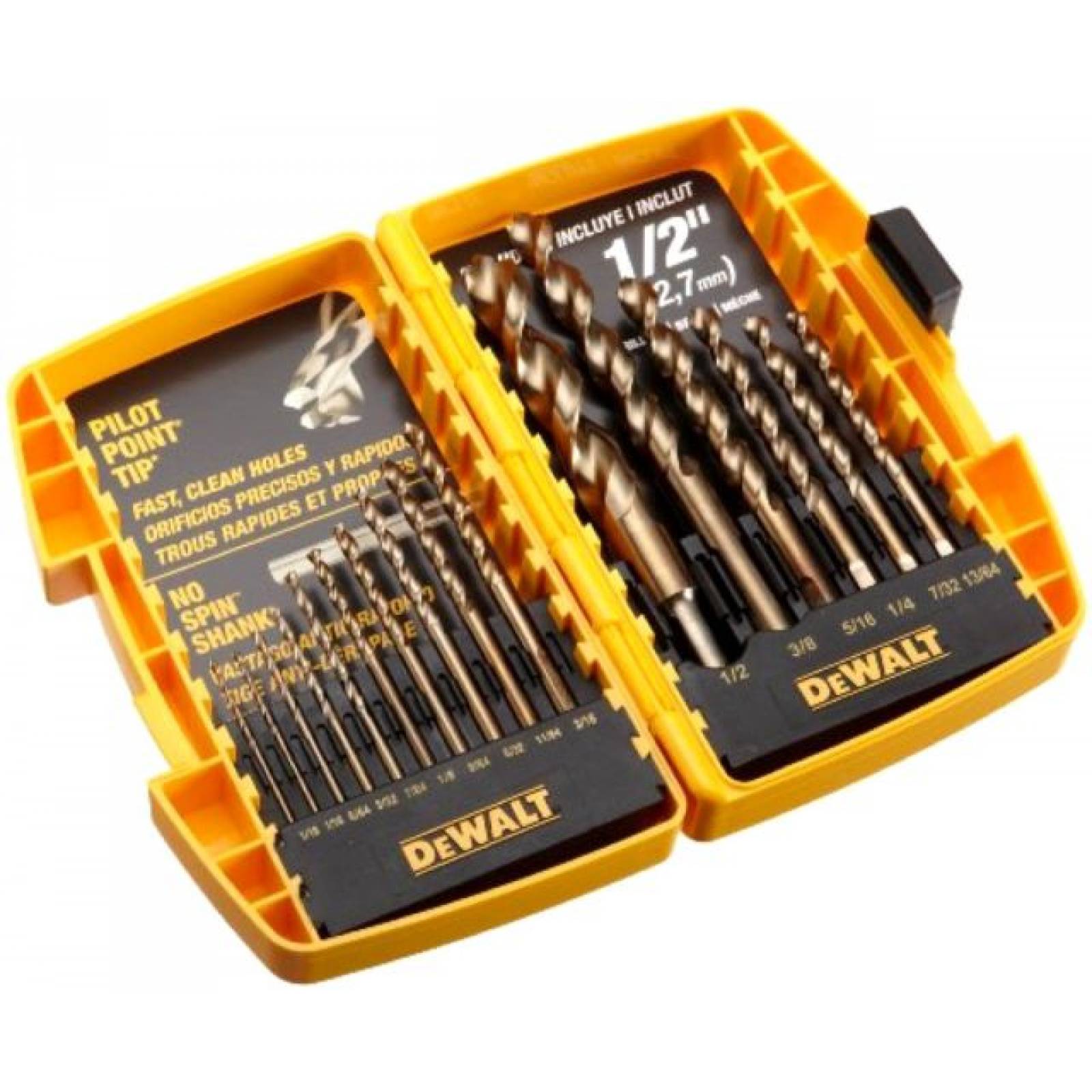 Juego Set De 16 Brocas Titanio Uso General Dw1956 Dewalt