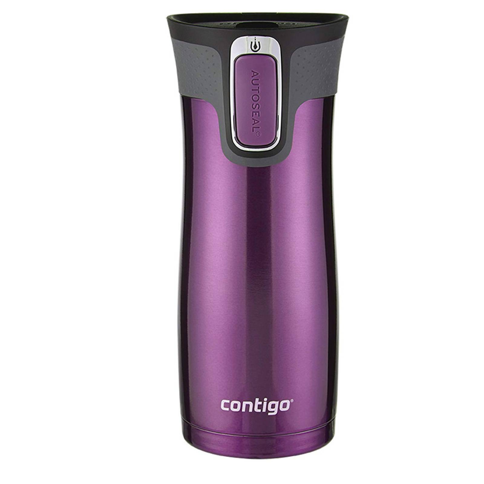 Termo 16 Oz Acero Inox West Loop Autoseal Morado Contigo