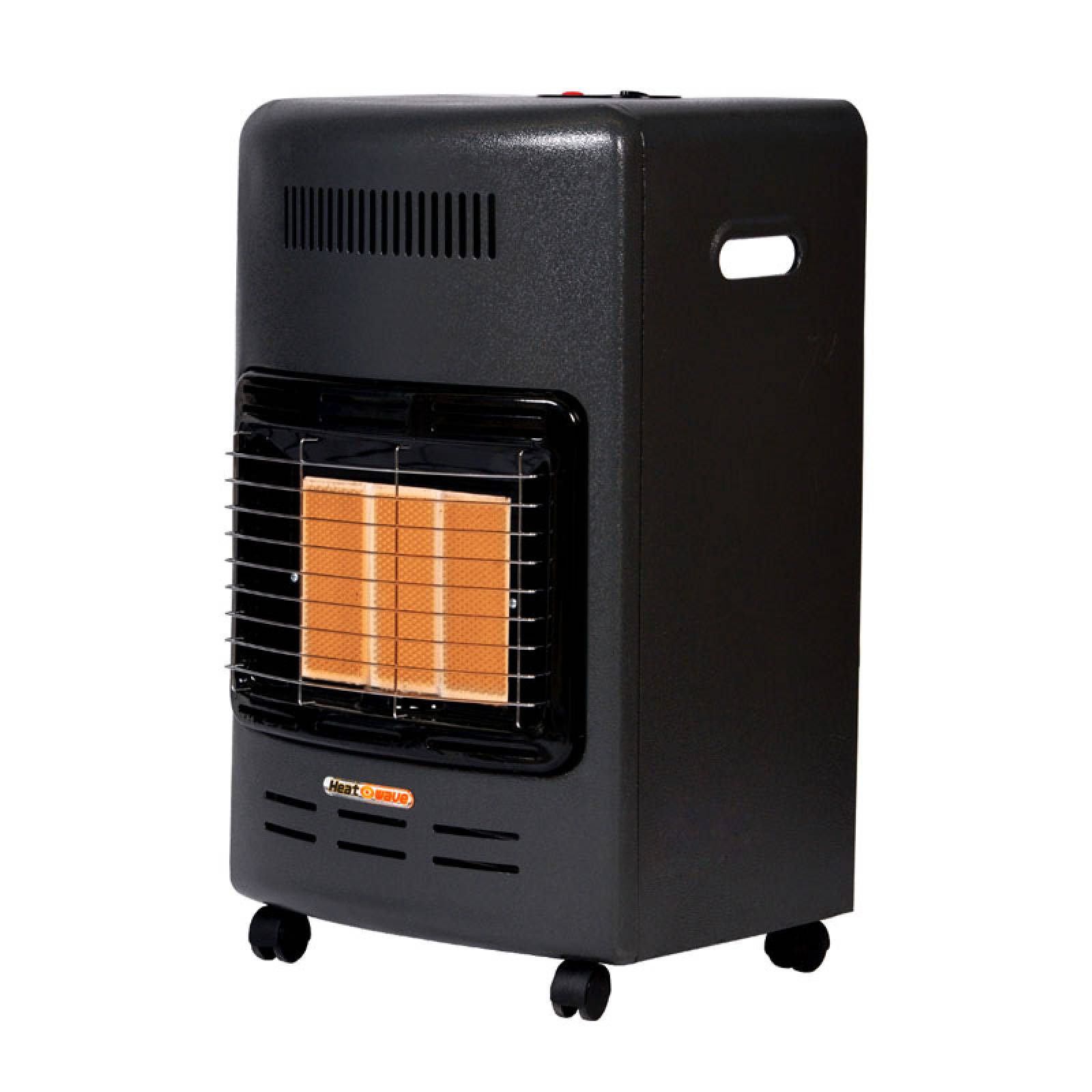 Calefactor Gas LP 3 Radiantes Gris Obscuro HG3M Heat Wave