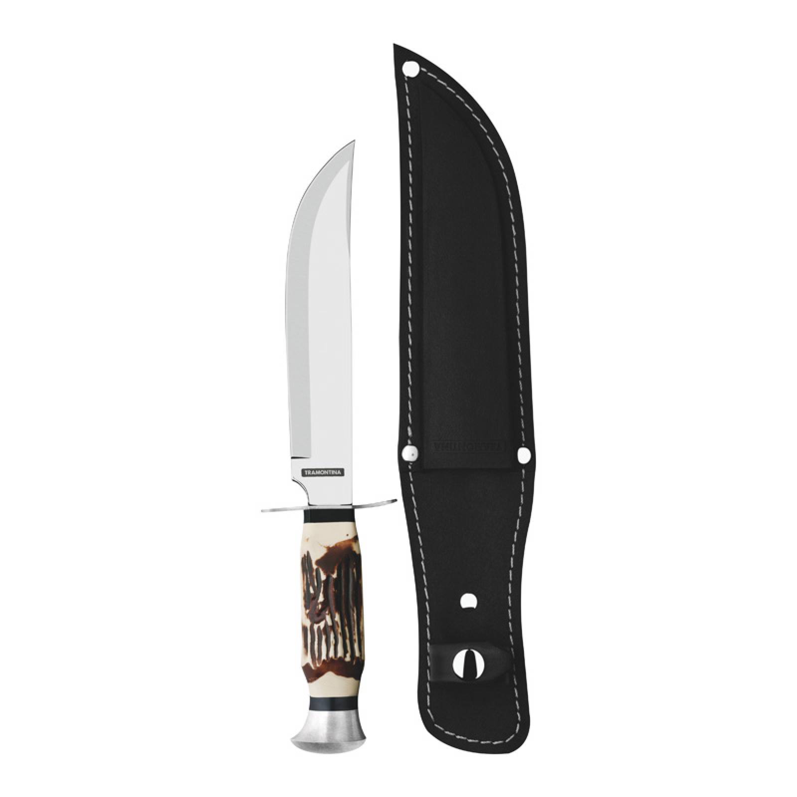 Cuchillo Deportivo Camping 6" con Funda Nylon Tramontina