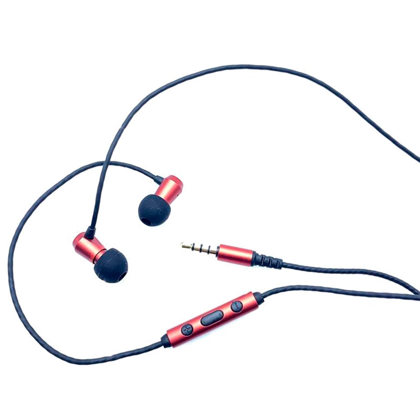 Audífonos Hi Res Avanzados Metal Rojos Xyrius X-mini