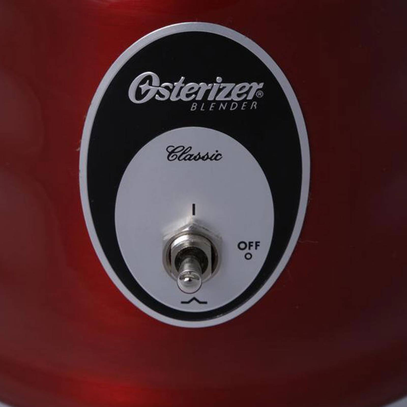 Licuadora Oster 2 Velocidades 500 W Roja Metalica 4126-13