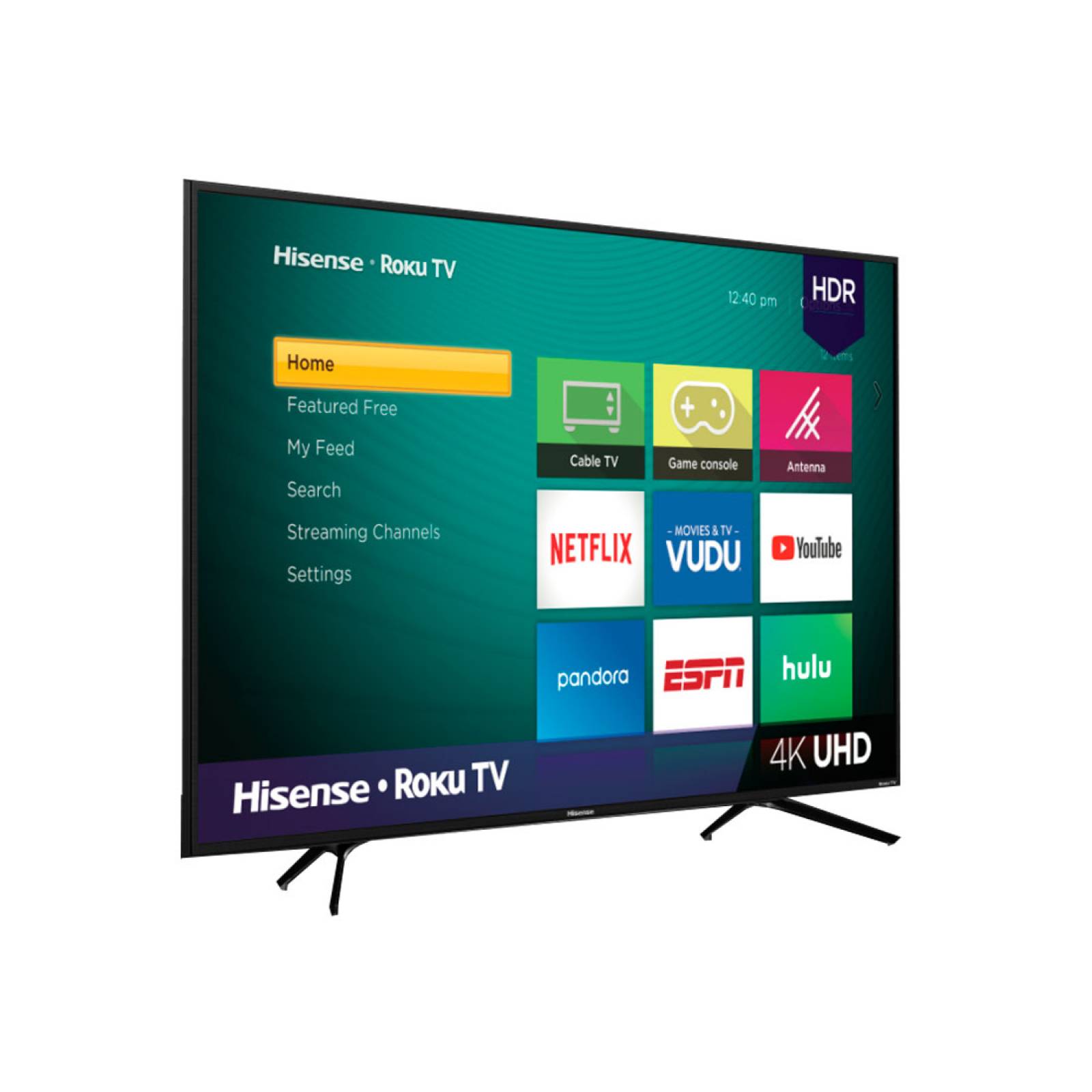 Pantalla TV LED 60 Pulgadas 4K 60Hz Roku 60R6E Hisense