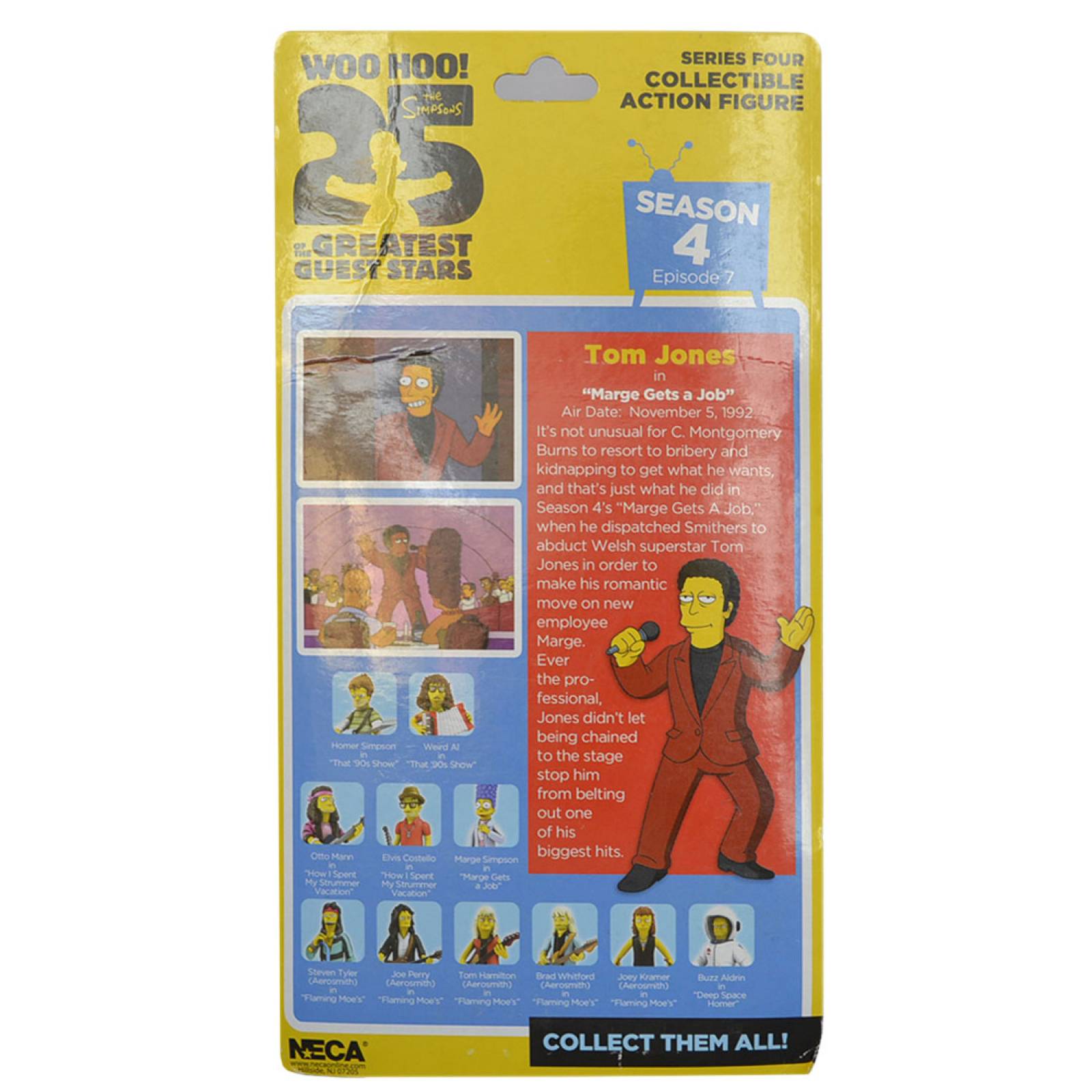 Figura de Acción Coleccionable Tom Jones Serie4 The Simpsons
