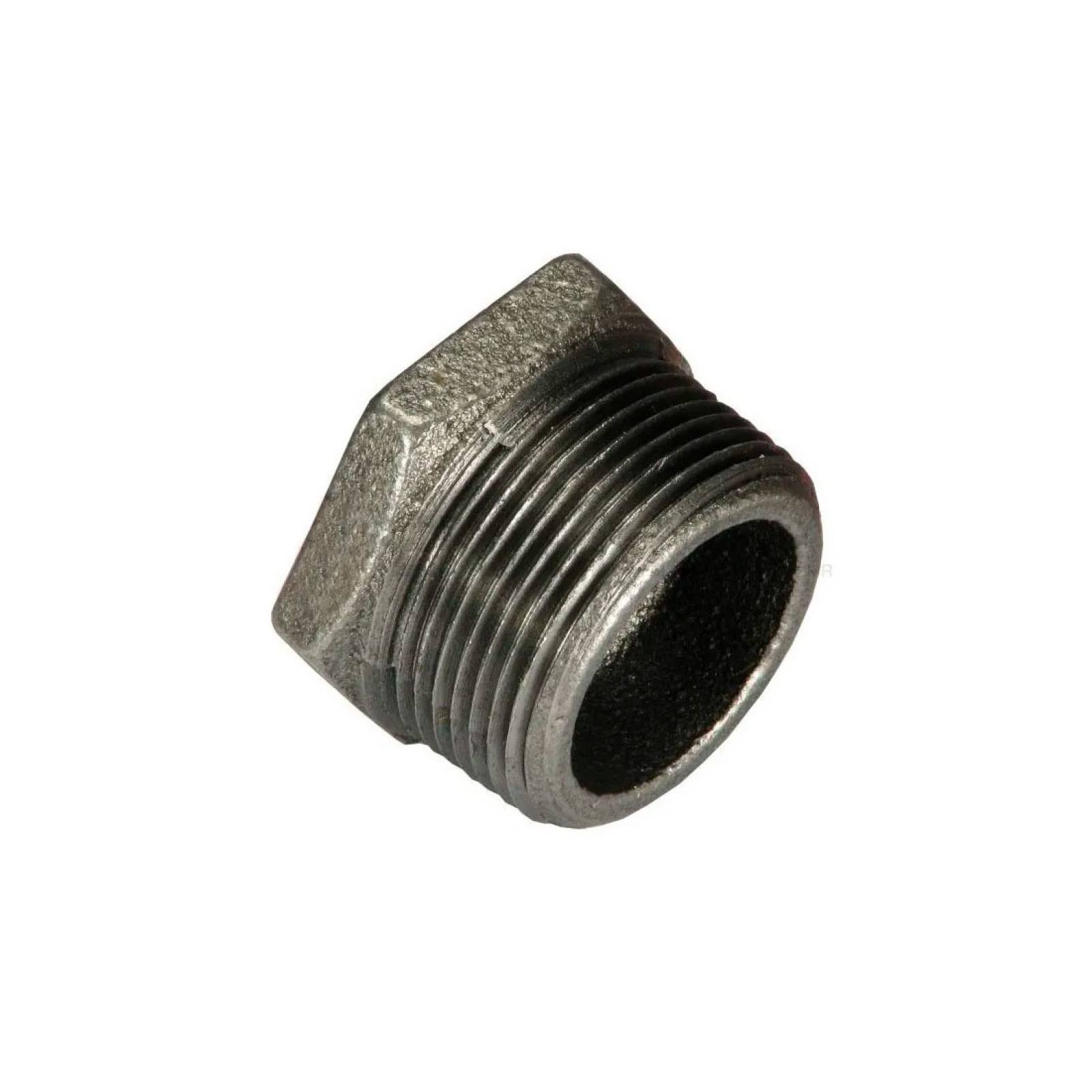 Reducción Bushing Galvanizado 2 1 2 2 Pulg Negro Metaux