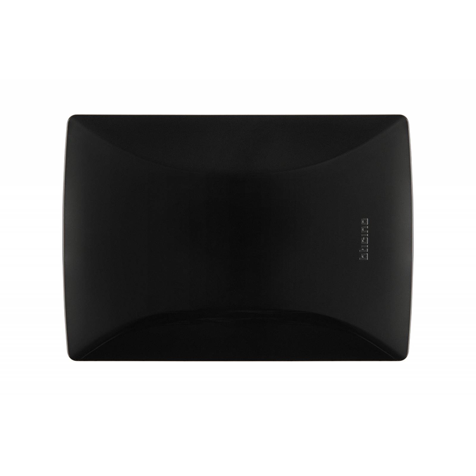 Placa Negra Resina QZ4803M0NR Ciega Bticino