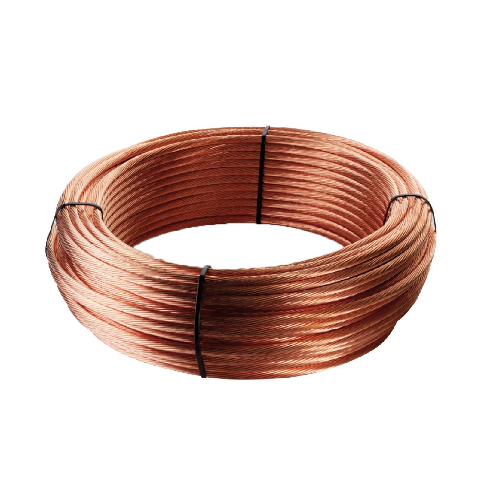 Rollo Cable Desnudo Cobre Calibre 10 100 Metros Argos