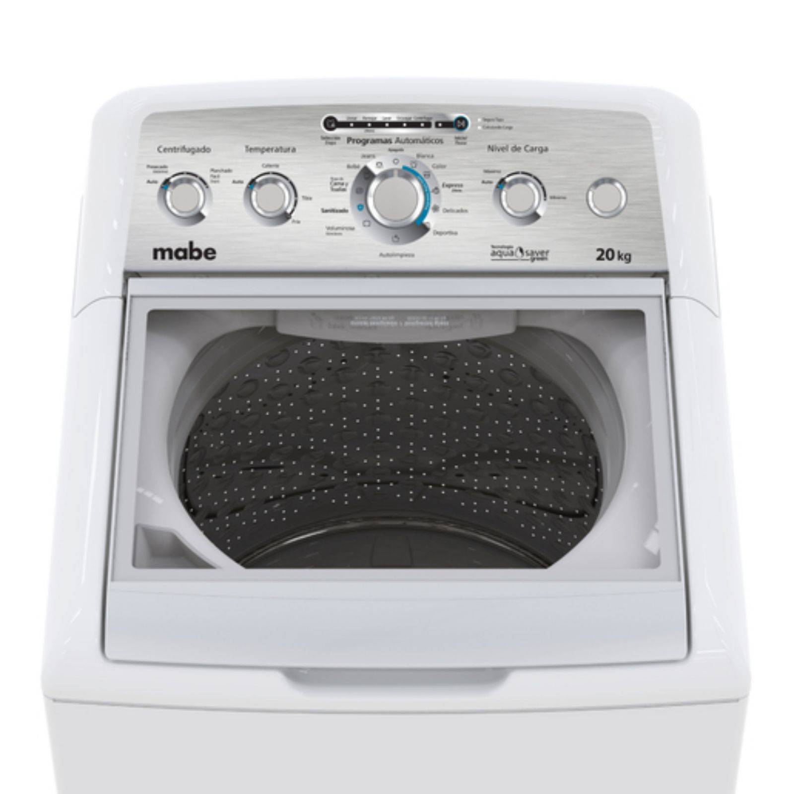 Lavadora Automática Mabe 20 Kg LMA70214VBAB0 11 Programas