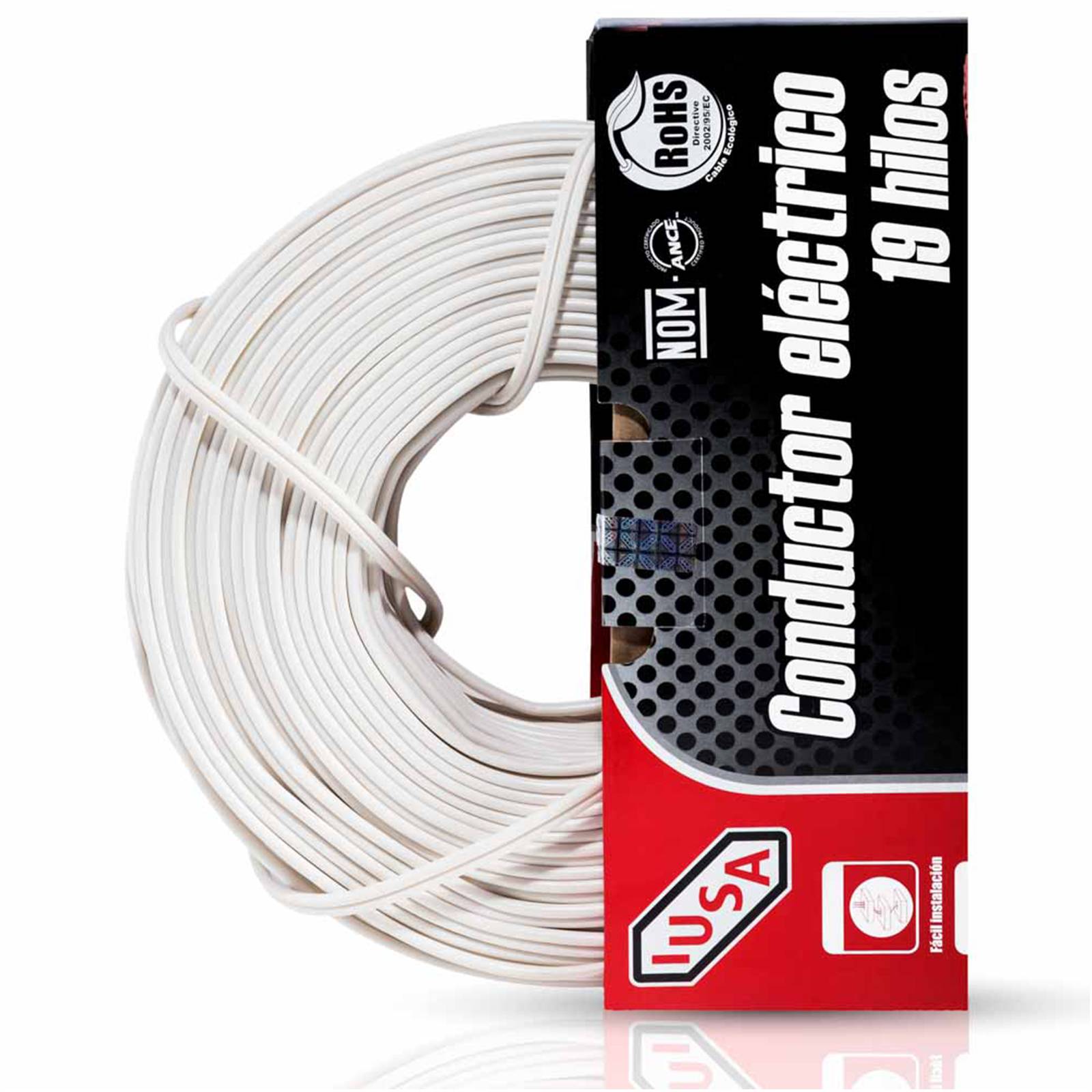 Rollo Cable Cordón Flexible Pot 18 Awg 100M 19 Hilos Iusa
