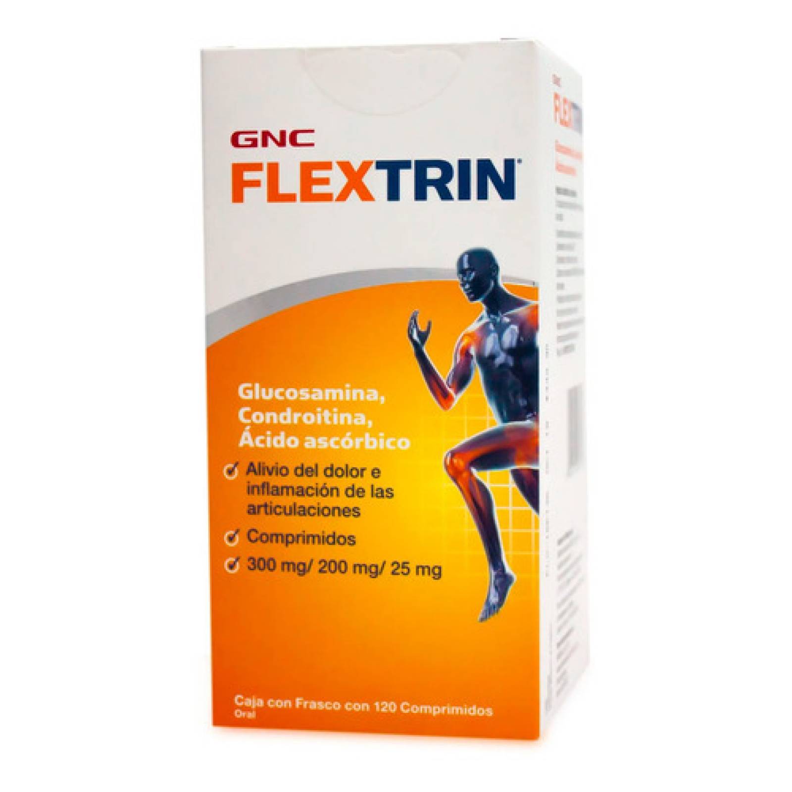Suplemento Flextrin Glucosamina Condroitina Gnc 120 Tabletas