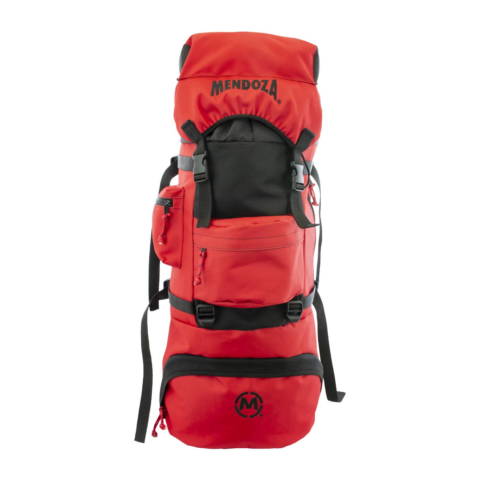 Backpack Camping Roja Collarín Interno Sistema Molle Mendoza