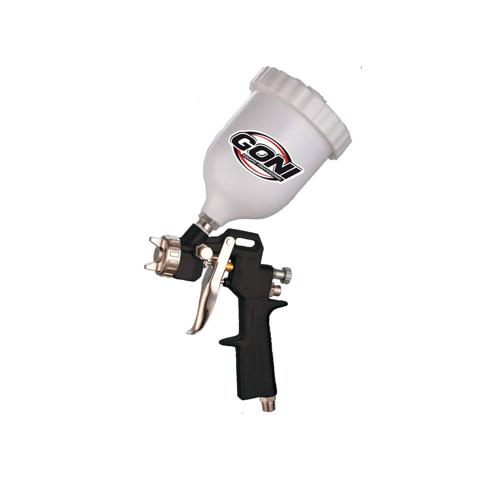 Pistola Gravedad Híbrida De 3 0 Mm Altos Solidos 33012 Goni