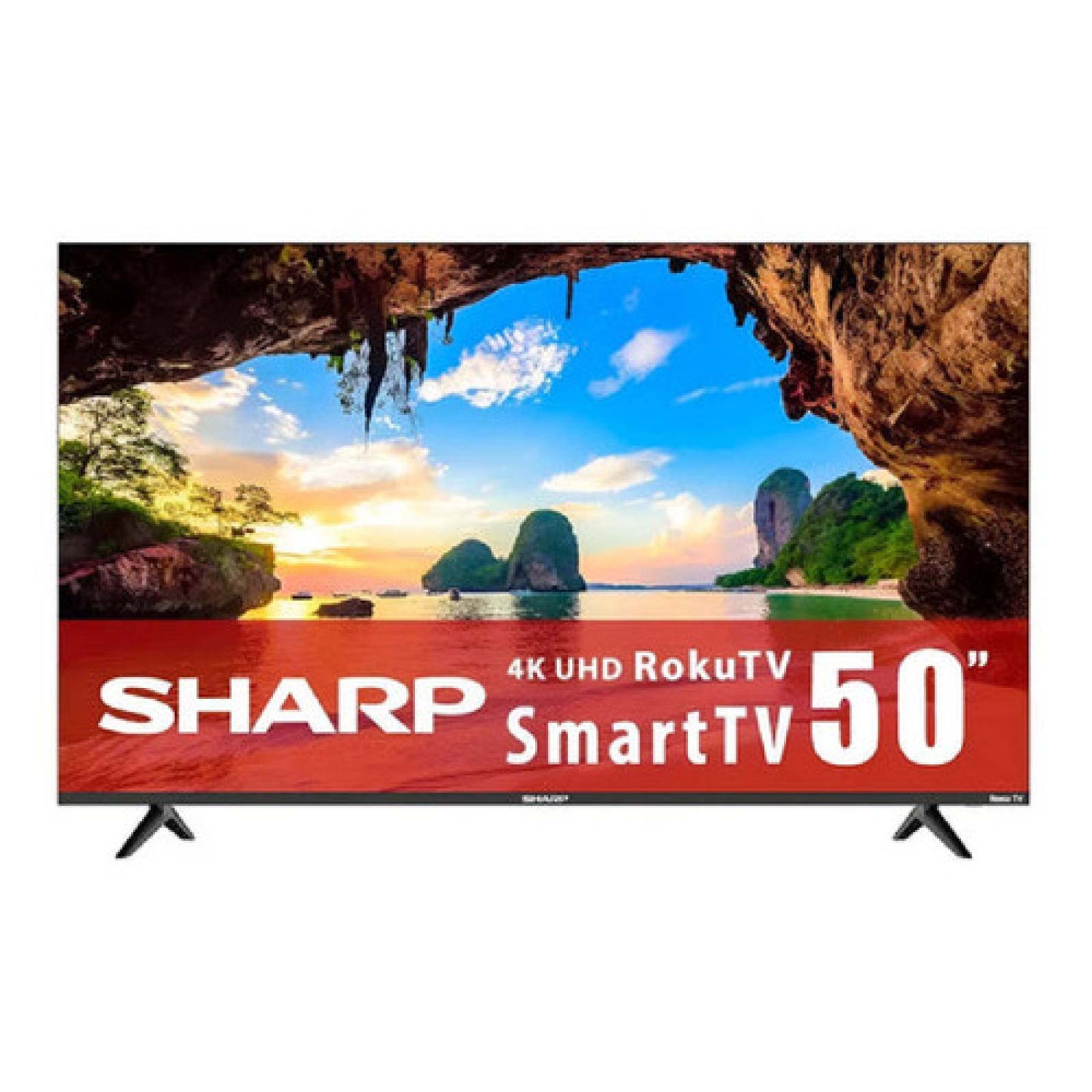 Pantalla Sharp 50 Pulgadas Uhd 4k Roku Tv 4tc50dl7ur