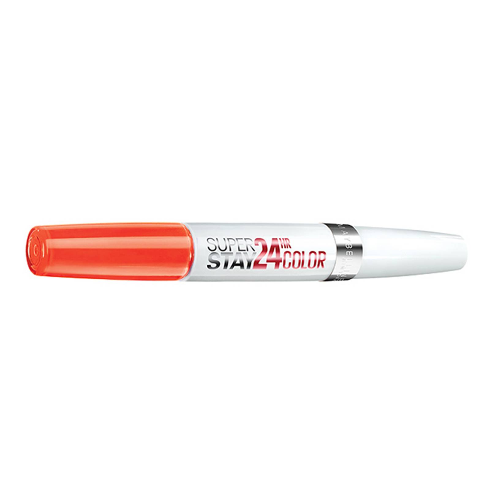 Labial Super Stay 24 Lipcolor Labios Maquillaje Maybelline Non-Stop Orange