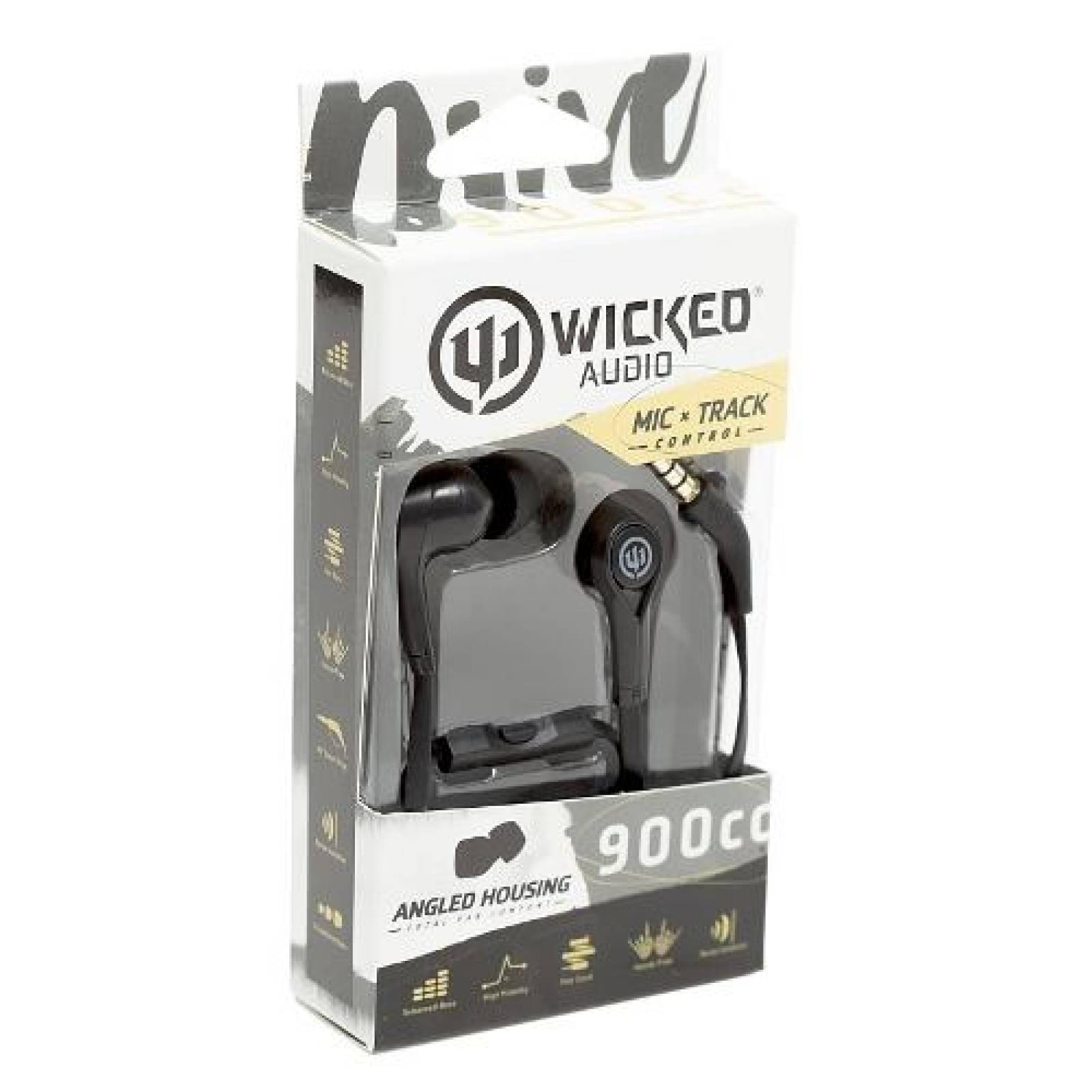 Audífonos Wicked Audio 900cc Black
