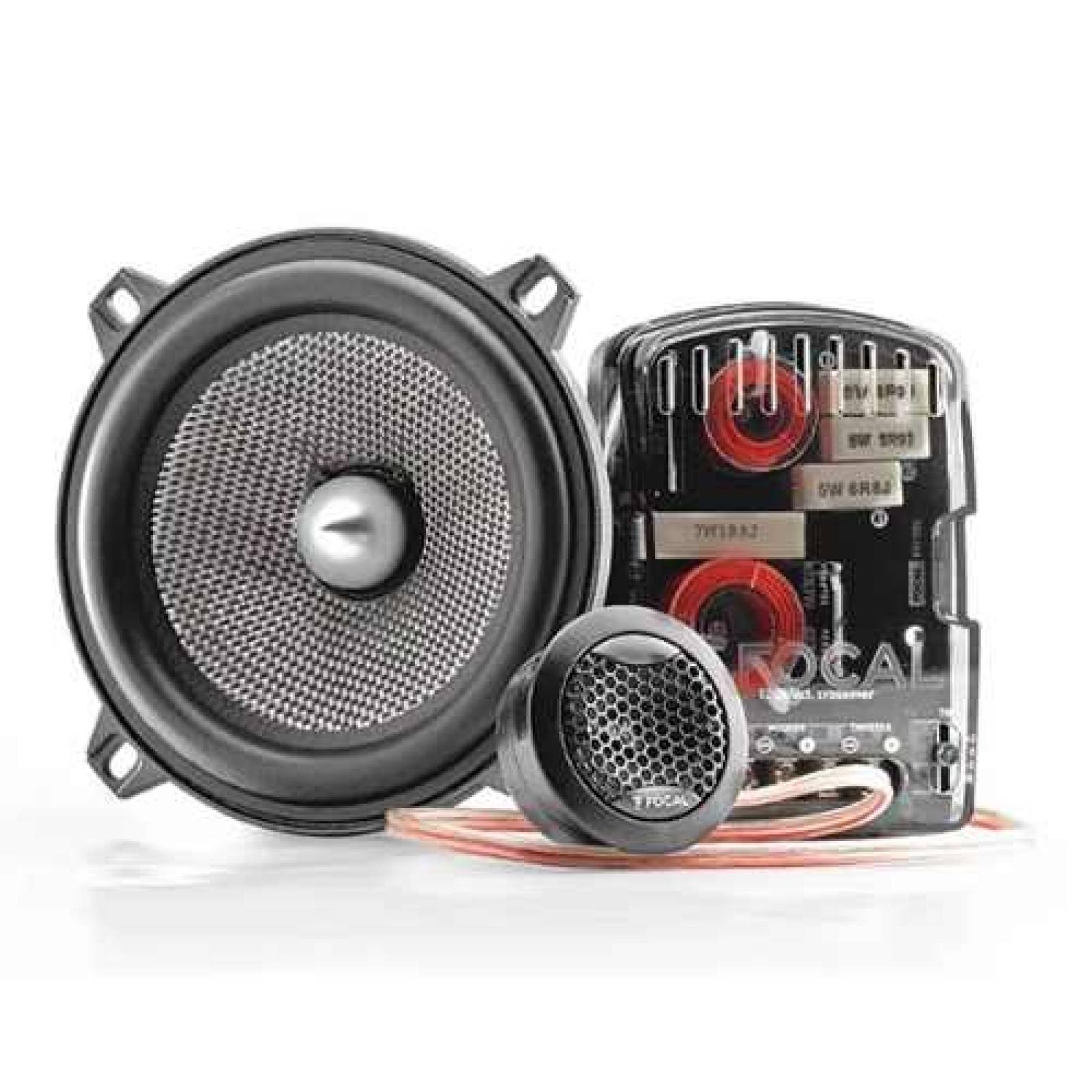 Kit Bocina Tweeters Auto Audio Medios 5.25 Pul Focal
