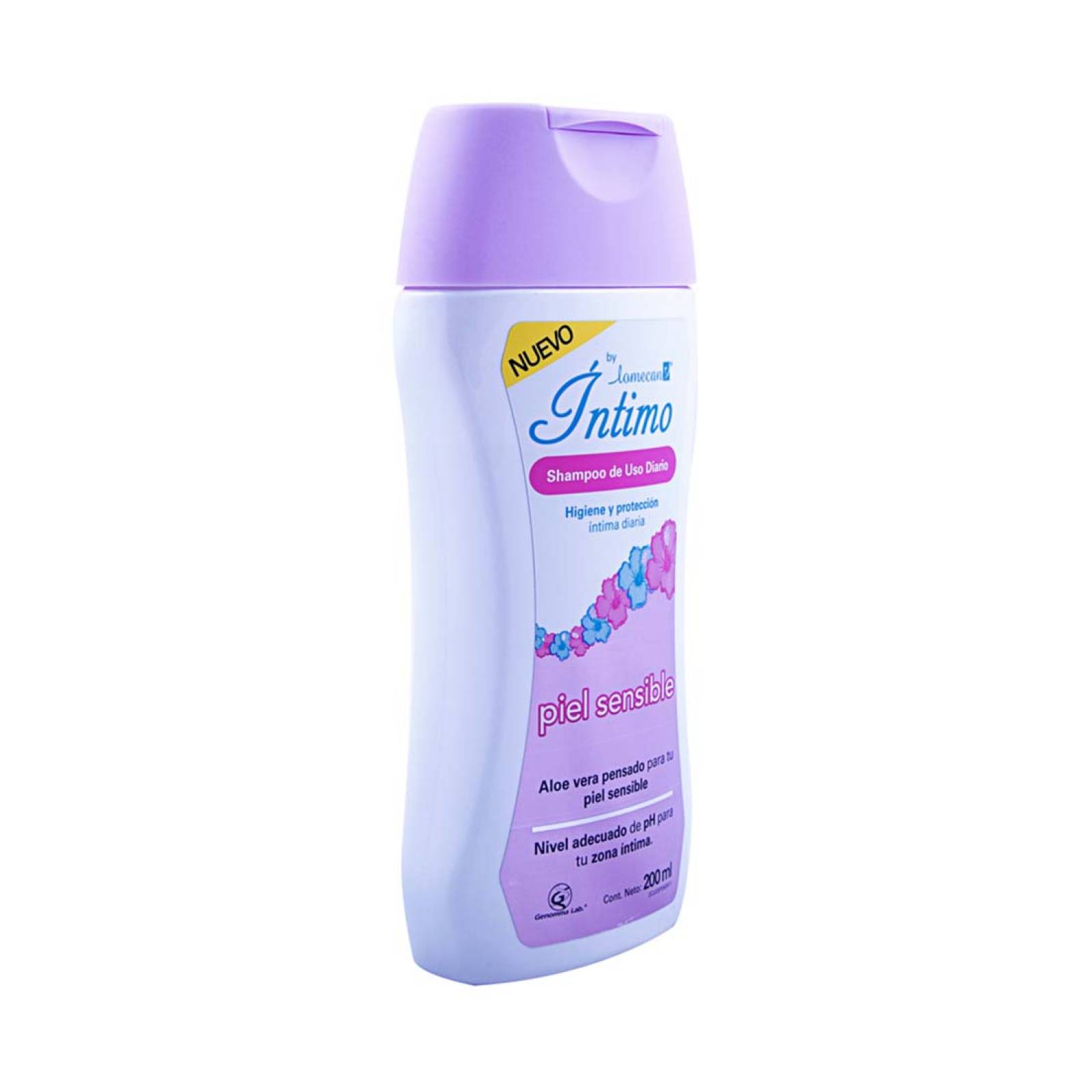 Shampoo Íntimo Lomecan V Piel Sensible 200ml Genomma Lab