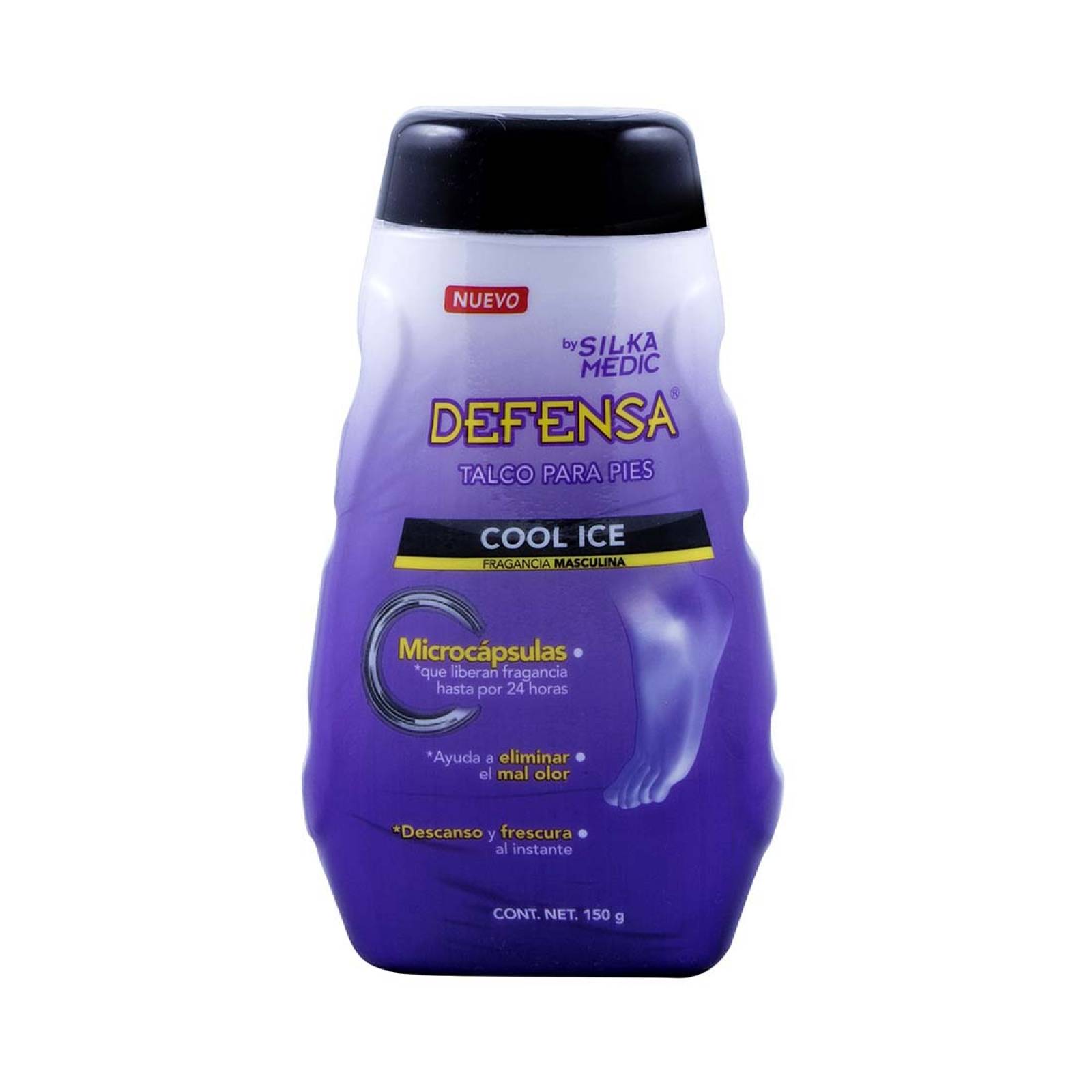 Talco Silka Medic Cool Ice 150g Cuidado Personal Genomma Lab