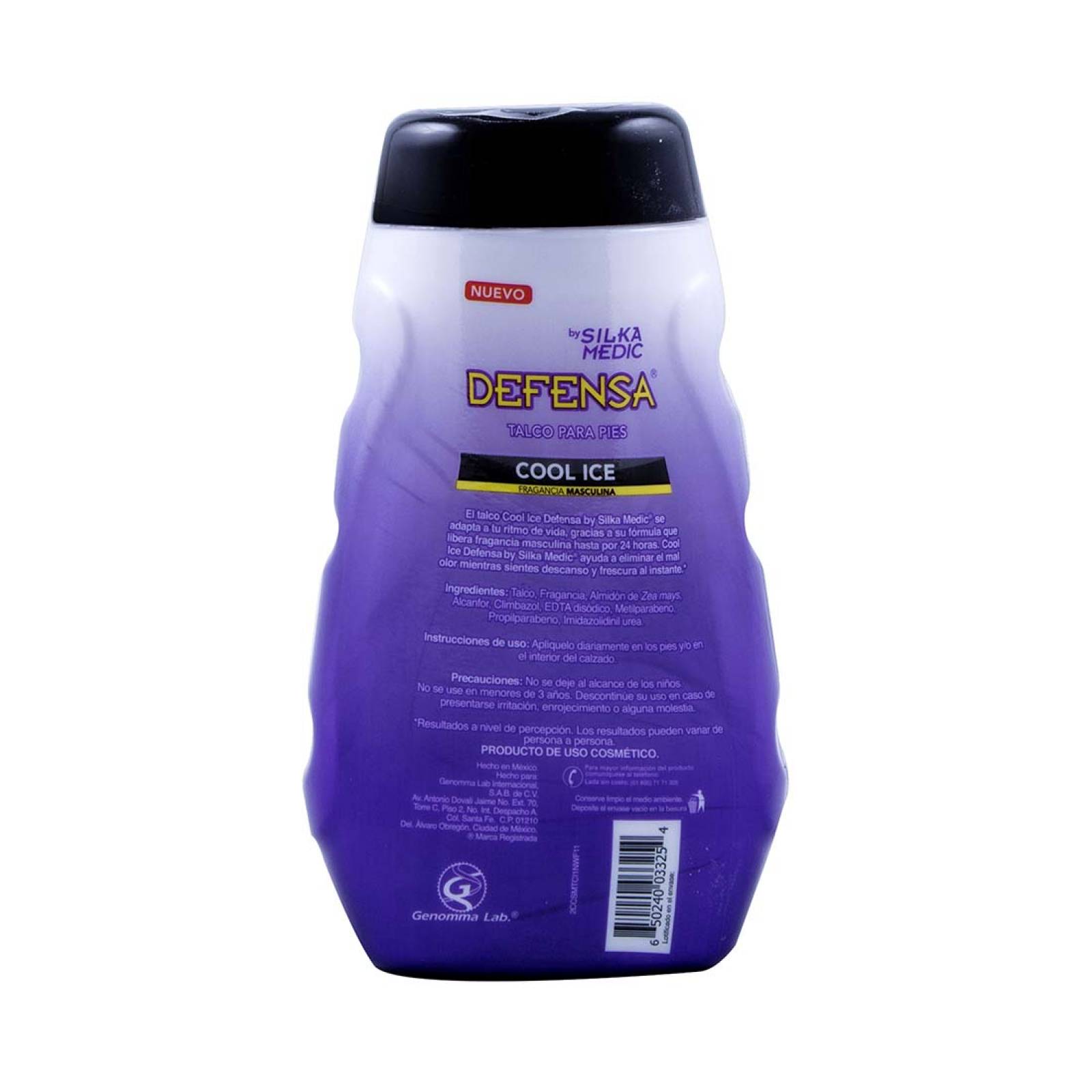 Talco Silka Medic Cool Ice 150g Cuidado Personal Genomma Lab