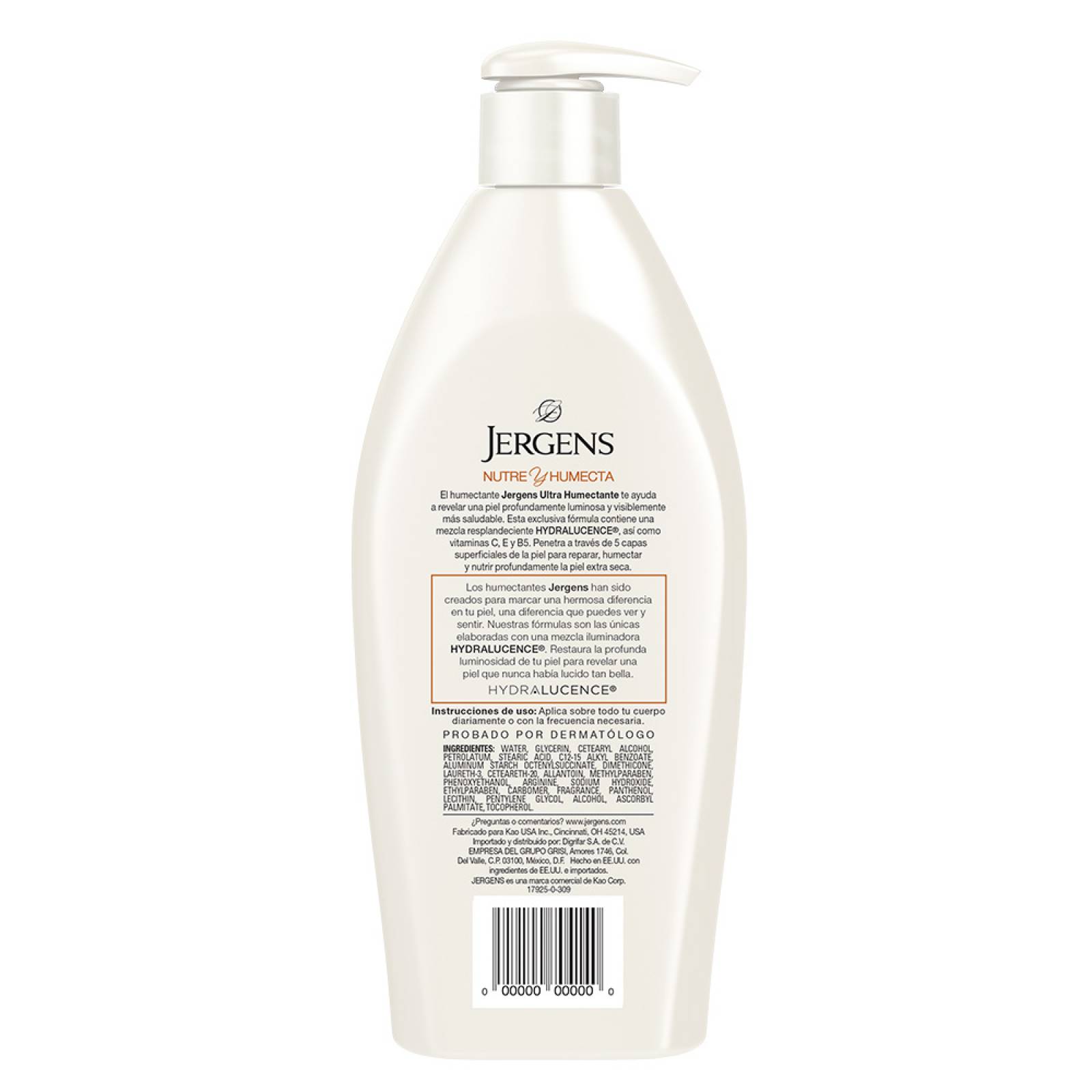 Crema Corporal Jergens Ultra Humectante Piel Extra Seca