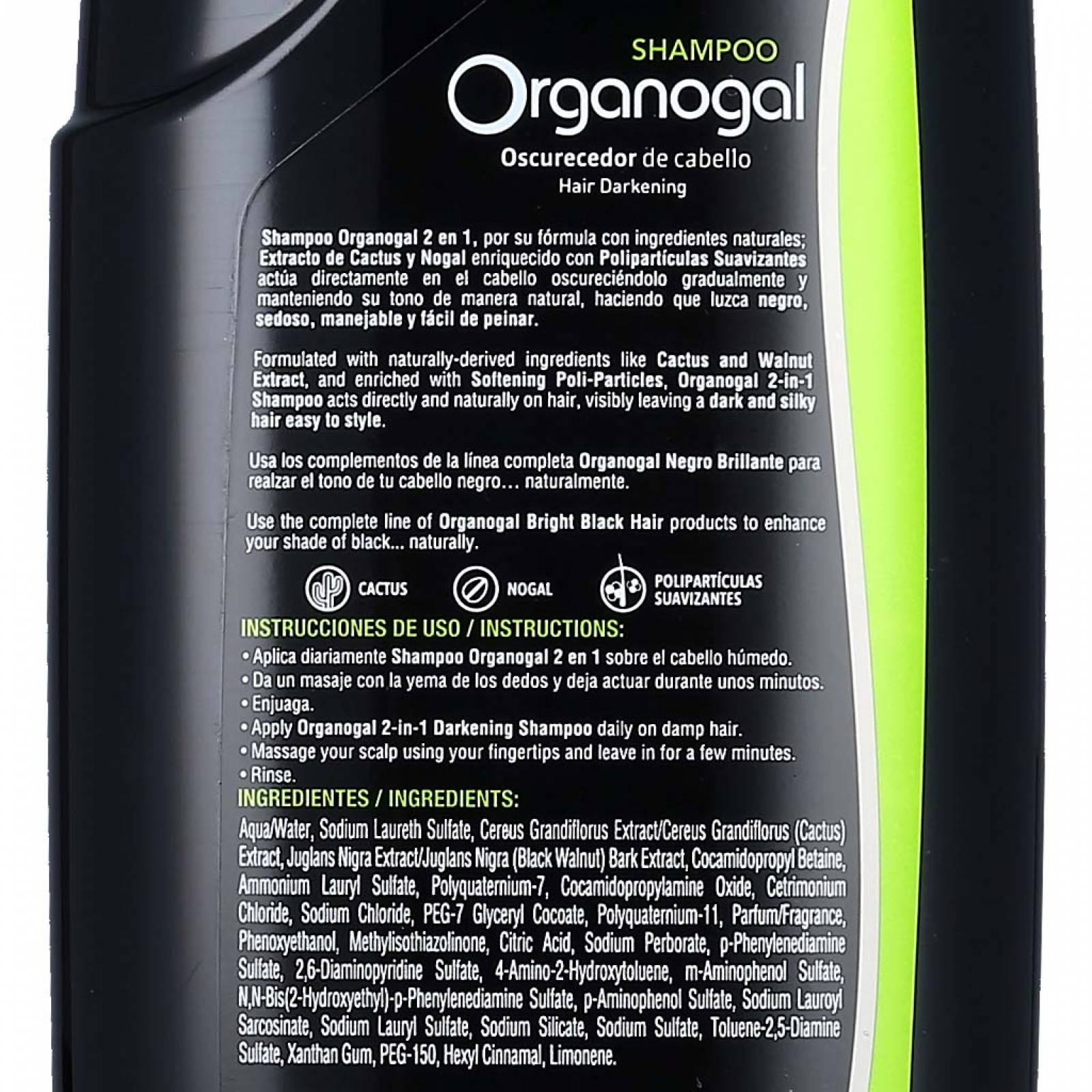 Shampoo Grisi Organogal 2 en 1 400 ML