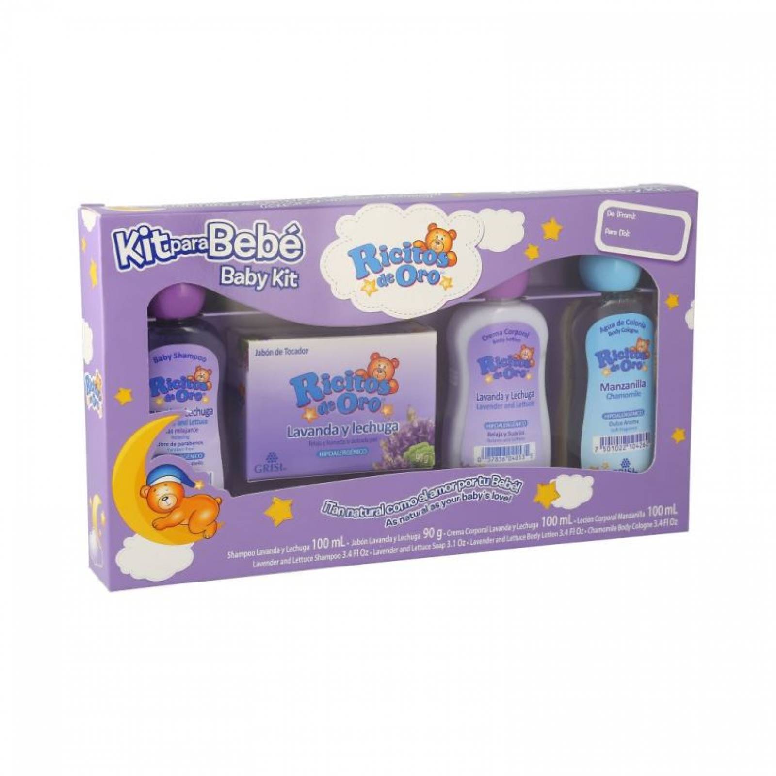 Mini Kit Ricitos de Oro Grisi Lavanda