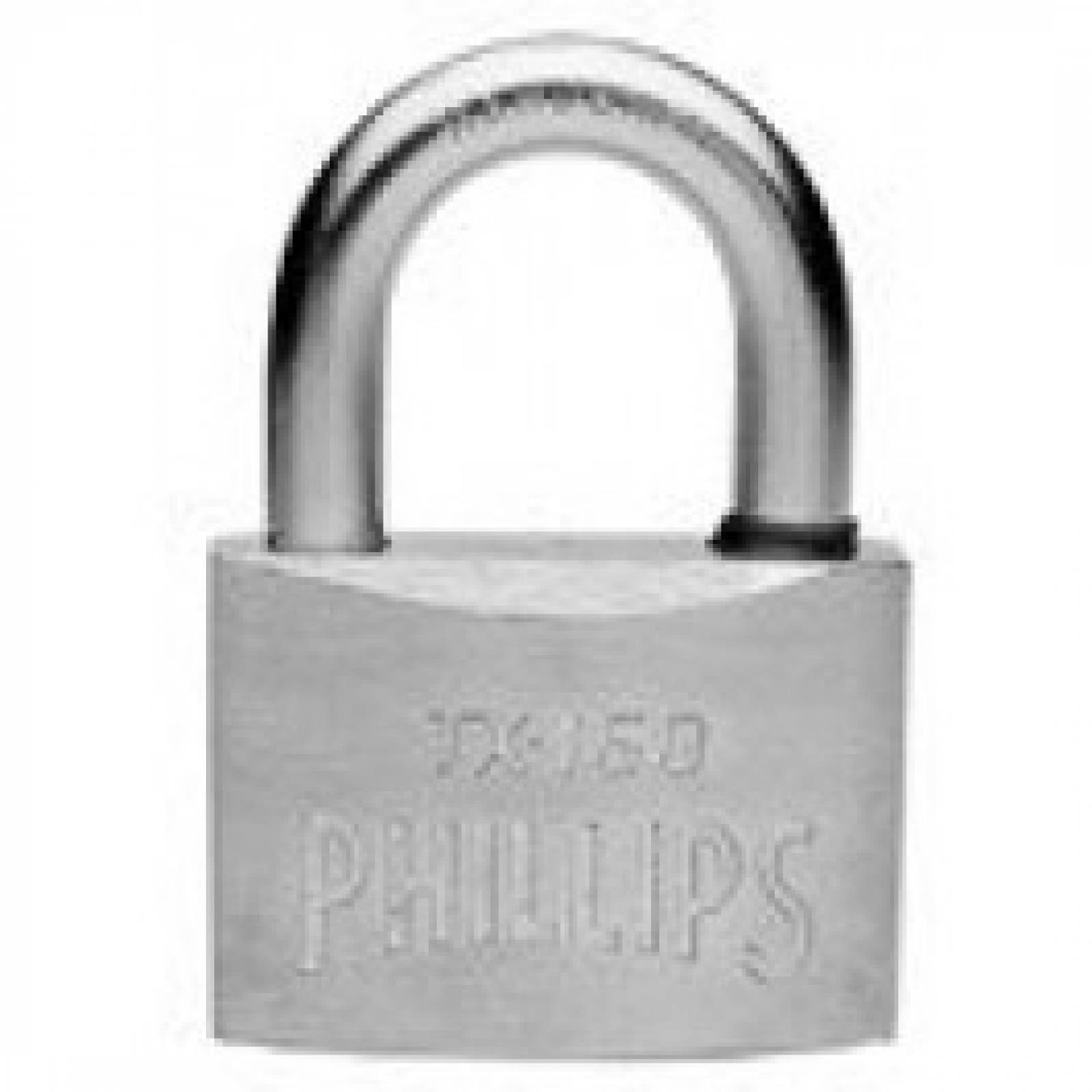 Candado Laton Macizo Alta Seguridad Phillips TX 60 Candado Laton Macizo Alta Seguridad Phillips TX 60