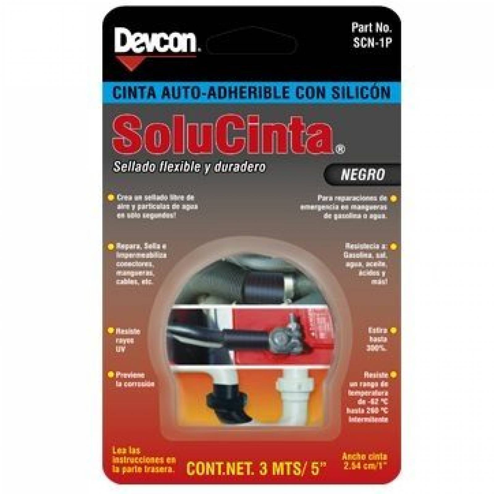 Cinta Auto-Adherible Solucinta Silicón SCN-1P Devcon