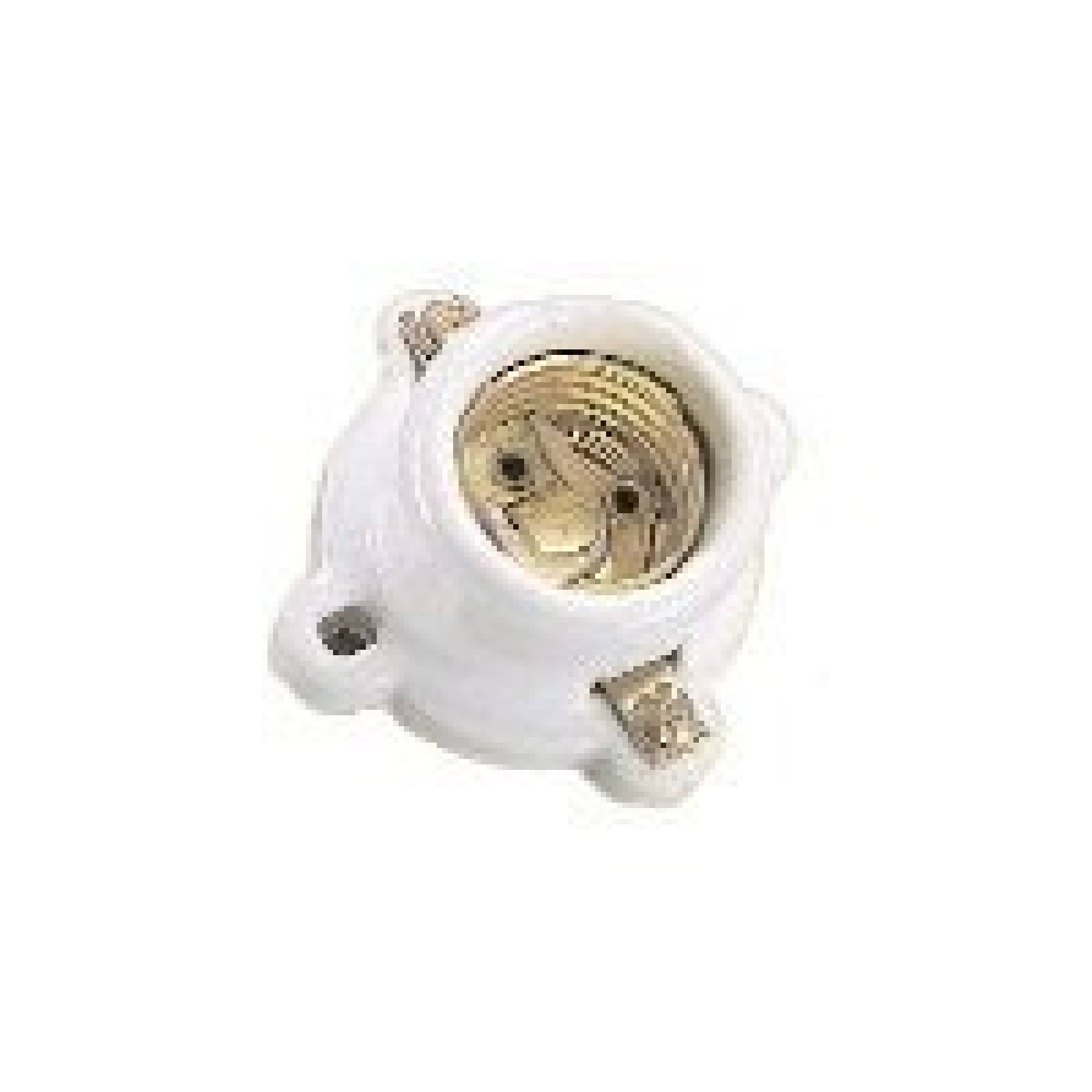 Socket Porcelana Esmaltada Pared Cuadrado Iusa 132