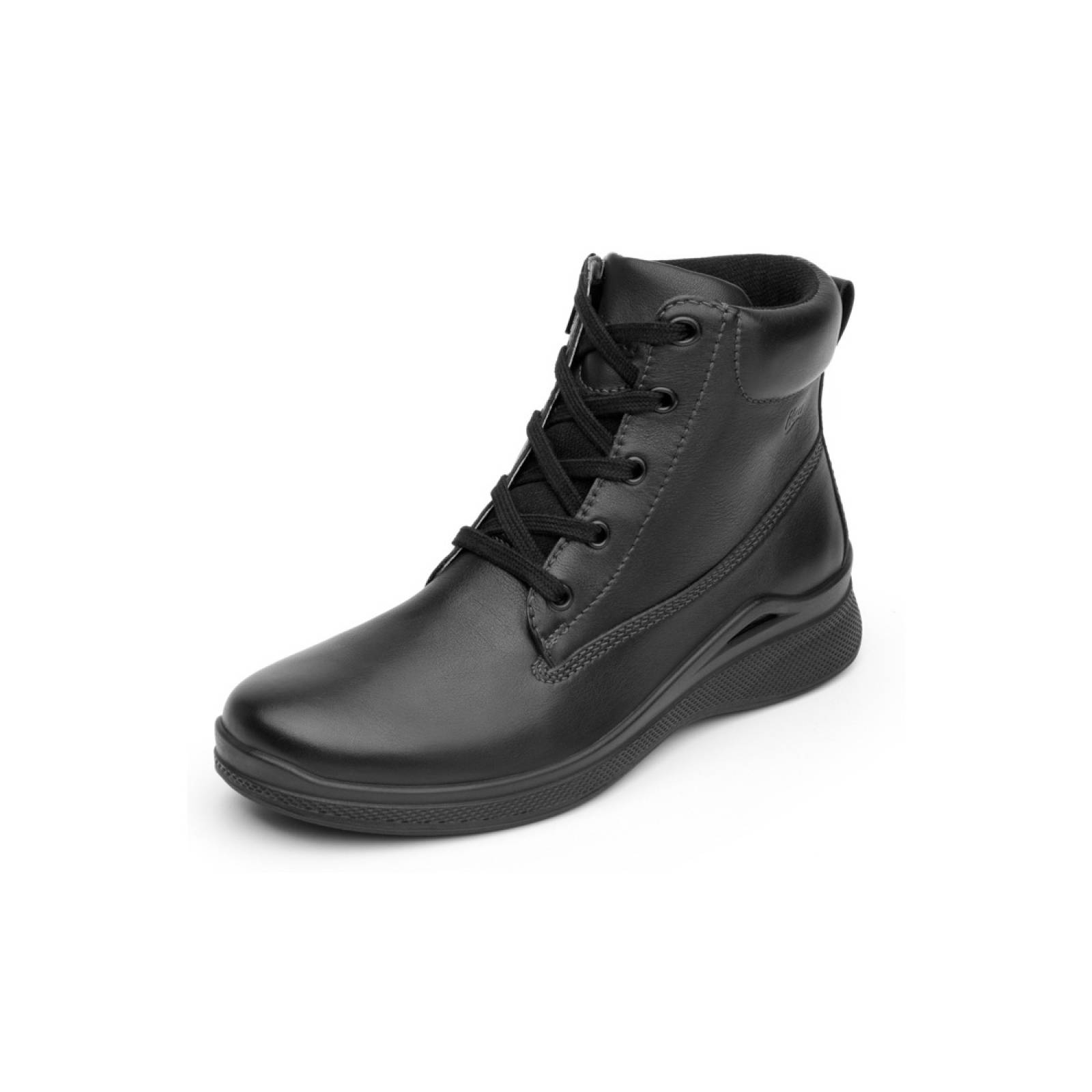Bota Flexi Tyana Casual Dama Mujer Comoda Negro Rudos