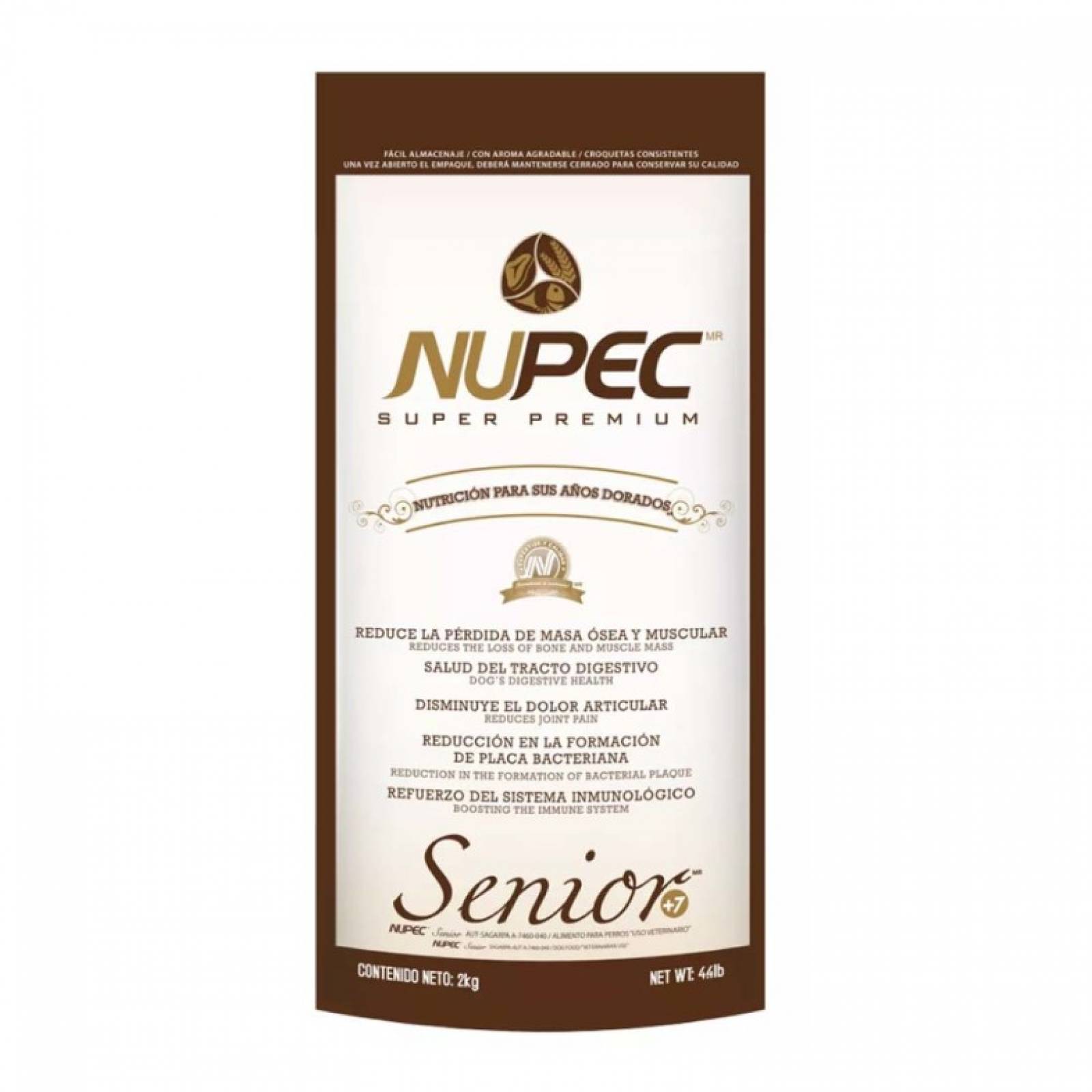 Alimento Para Perro, Nupec Senior Adulto 2kg.
