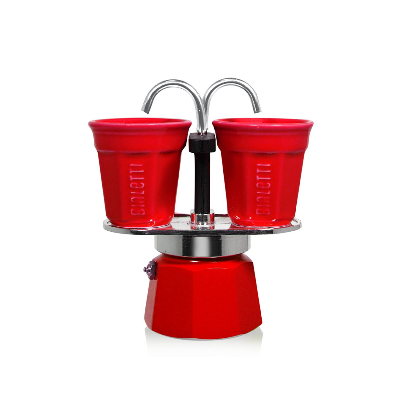 Set de Cafetera Mini Express Bialetti 2 Tazas Rojo
