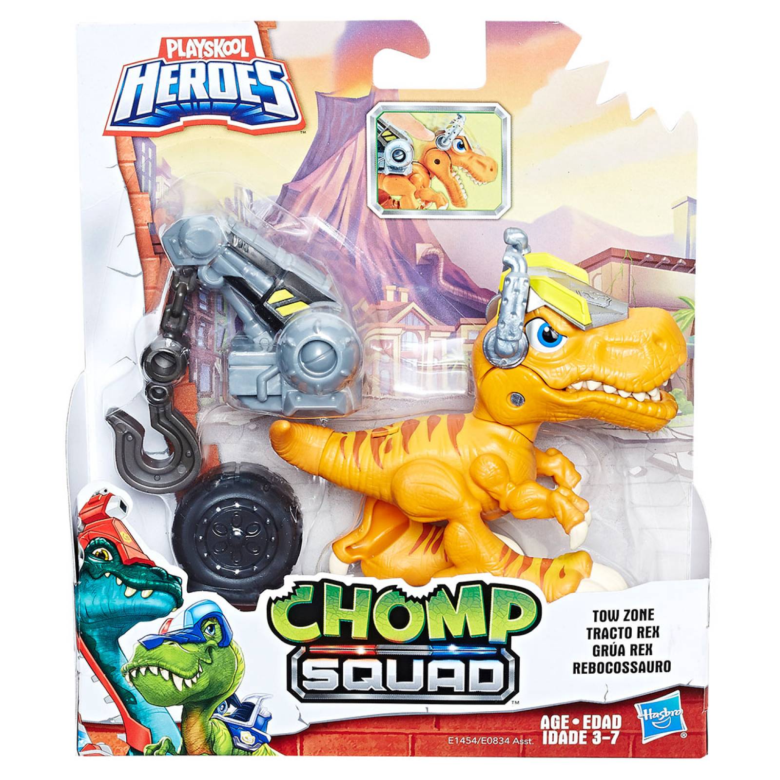Police Squad Antika - Chomp Squad Playskool Officer Lockup, Triceratops ...