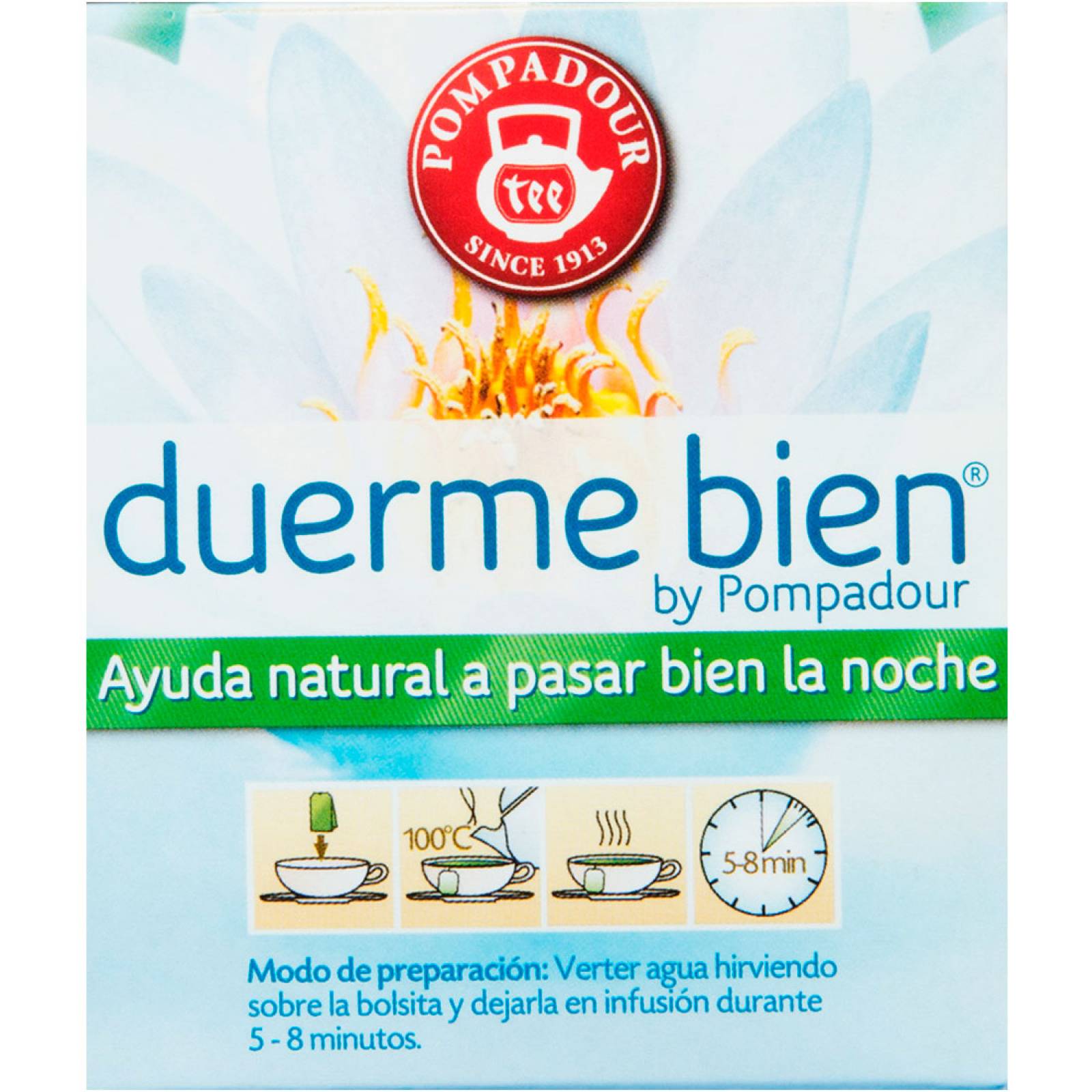 Infusión Té Duerme Bien Caja Con 20 Sobres Pompadour