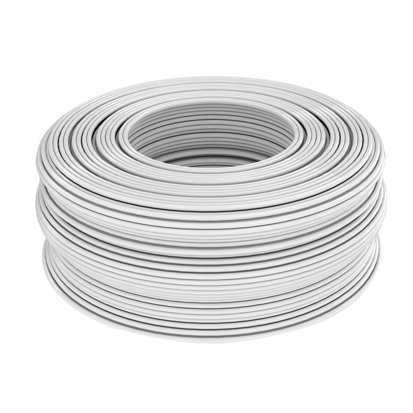 Cable Eléctrico Duplex Blanco 50 Metros Cal 12 AD-6406 Adir
