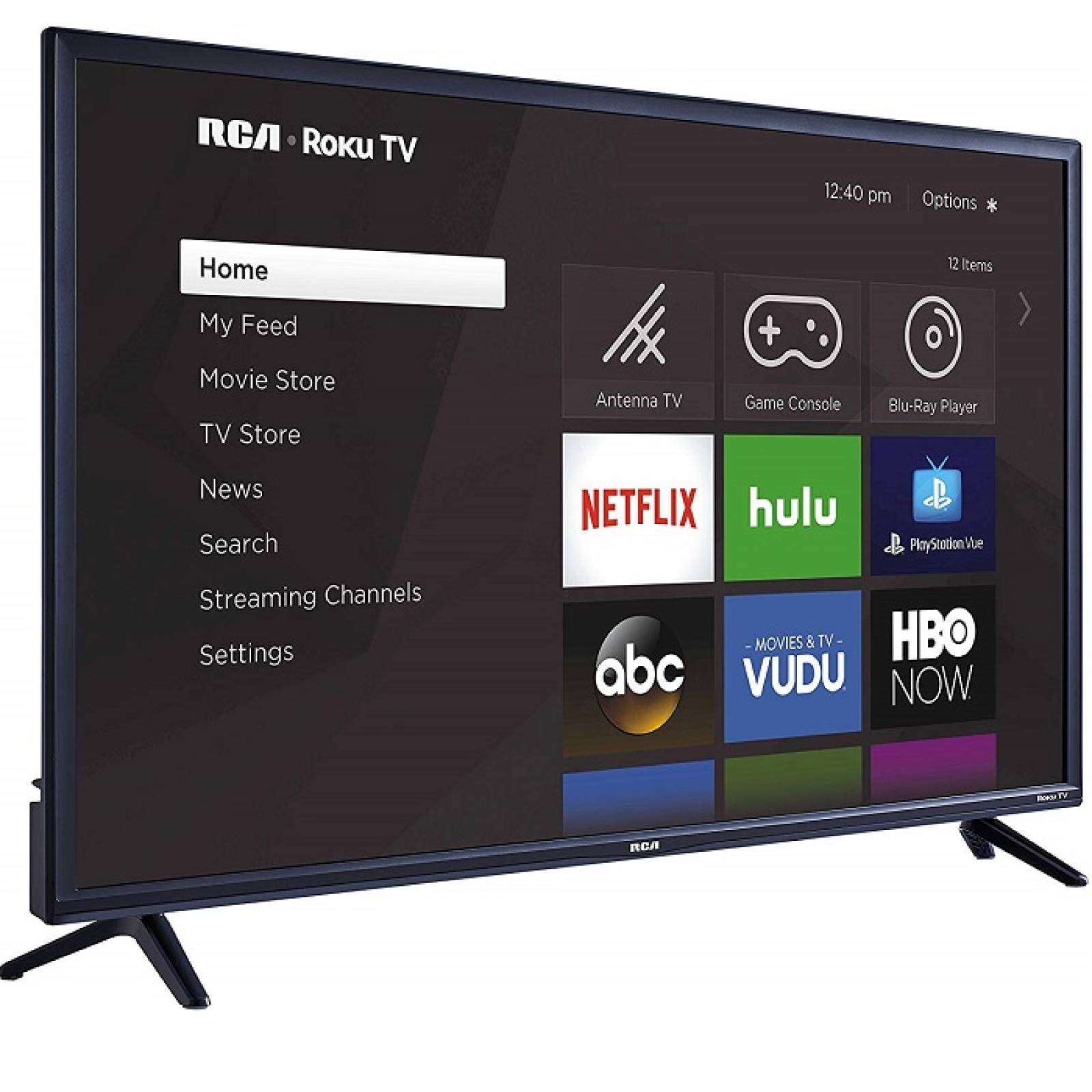 Smart TV RCA 40 LED HD ROKU RTR4060-B-US - Reacondicionado