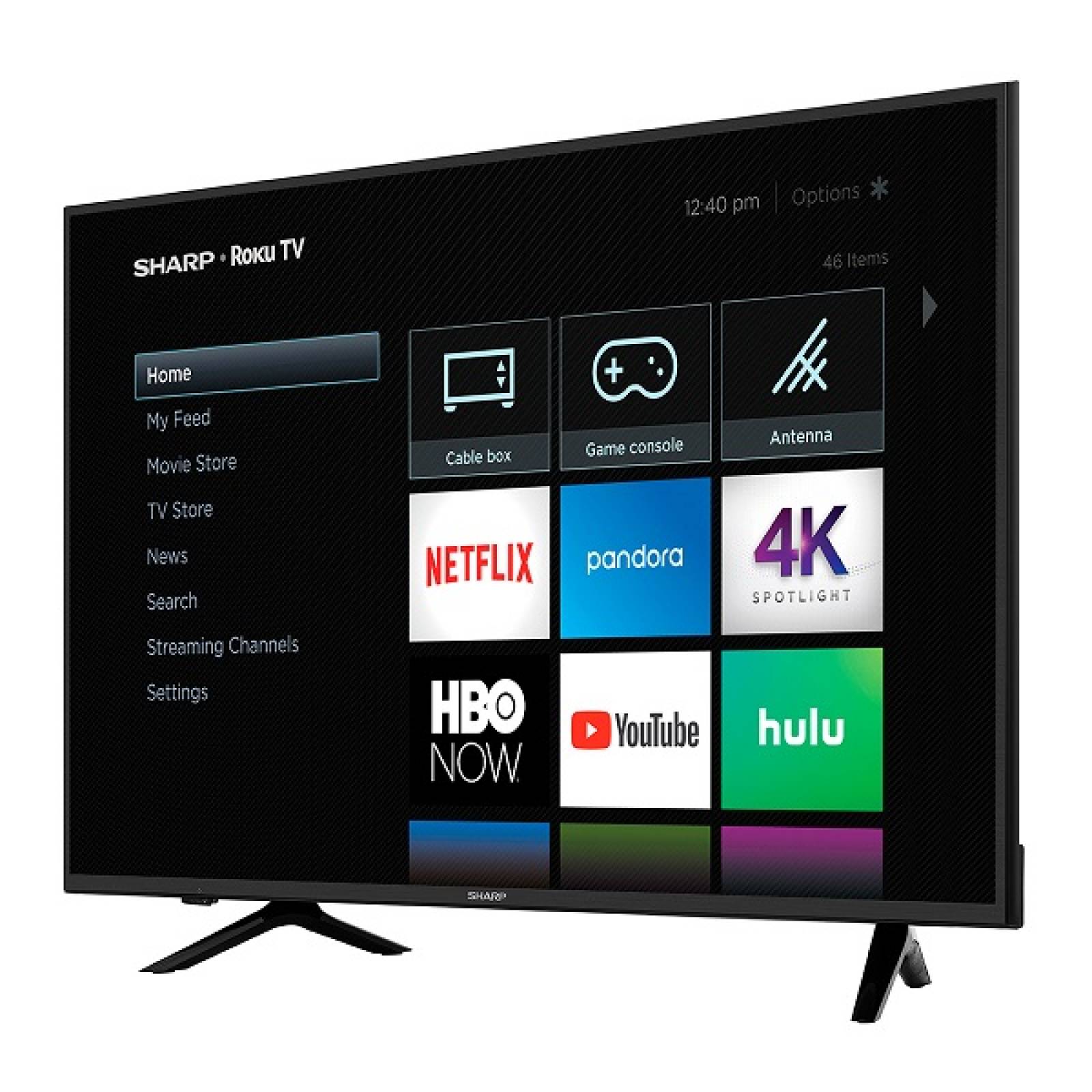 Smart TV 65 Sharp LED 4K UHD Roku LC-65Q7330U - Reacondicionado