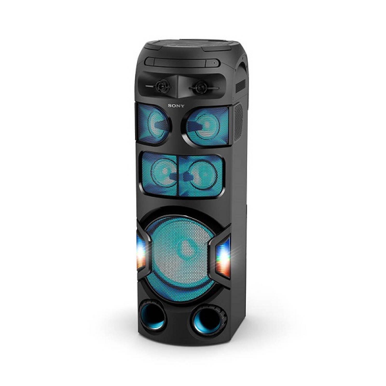 Minicomponente Sony Bluetooth Luz de Fiesta DJ MHC-V82D
