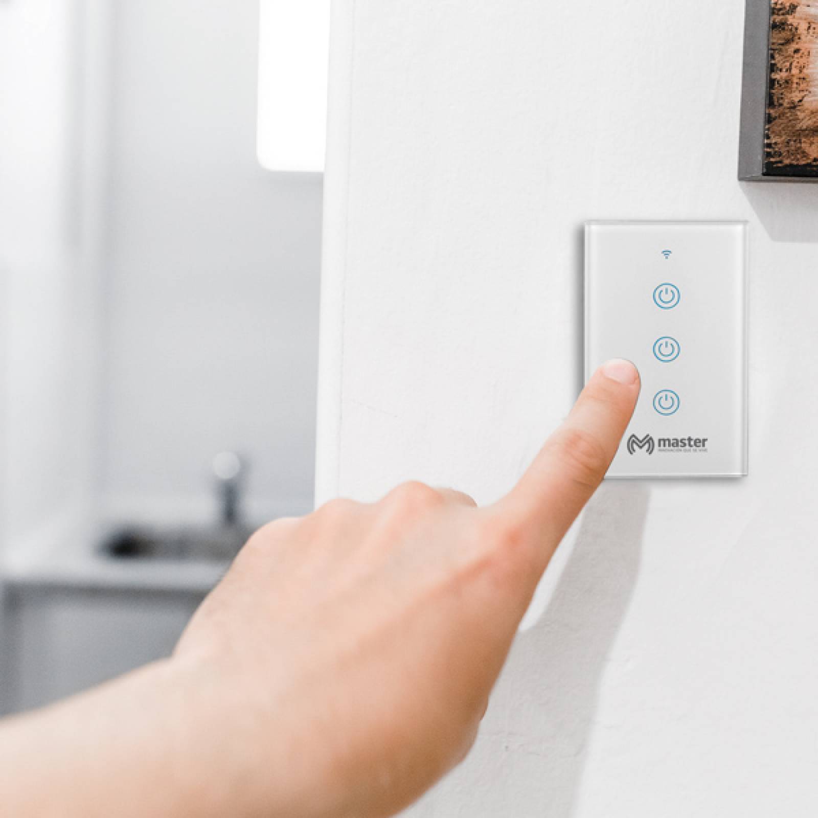 Apagador inteligente Master USB 2 entradas IOT-WSWITCH3