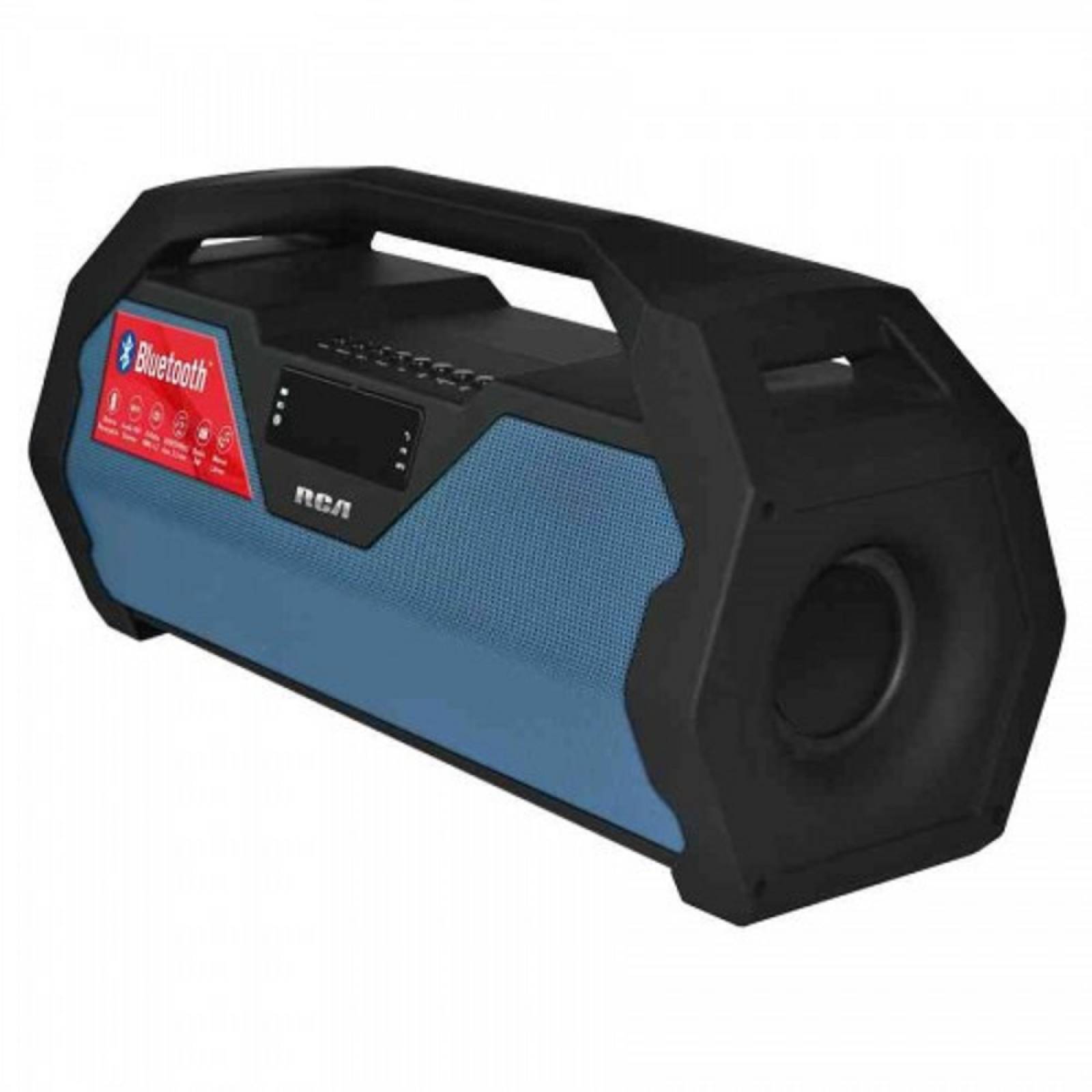Bocina Portatil RCA Bluetooth USB Recargable Azul SP303BT
