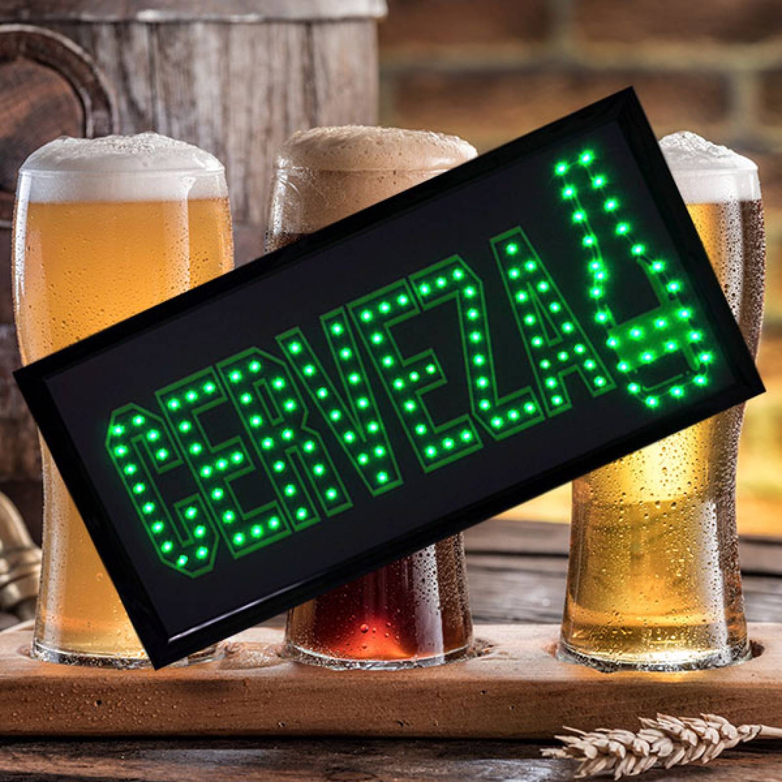 Letrero Master "Cerveza" HYPERLED ML-LET-CERVEZA