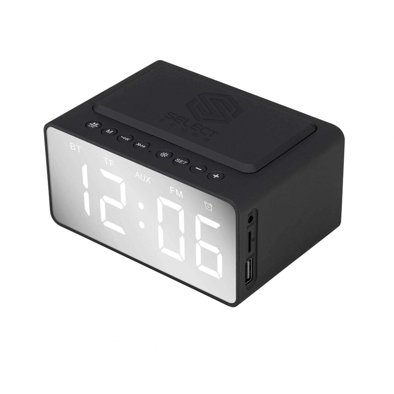 Radio Despertador Select Sound Bluetooth FM USB BT4334