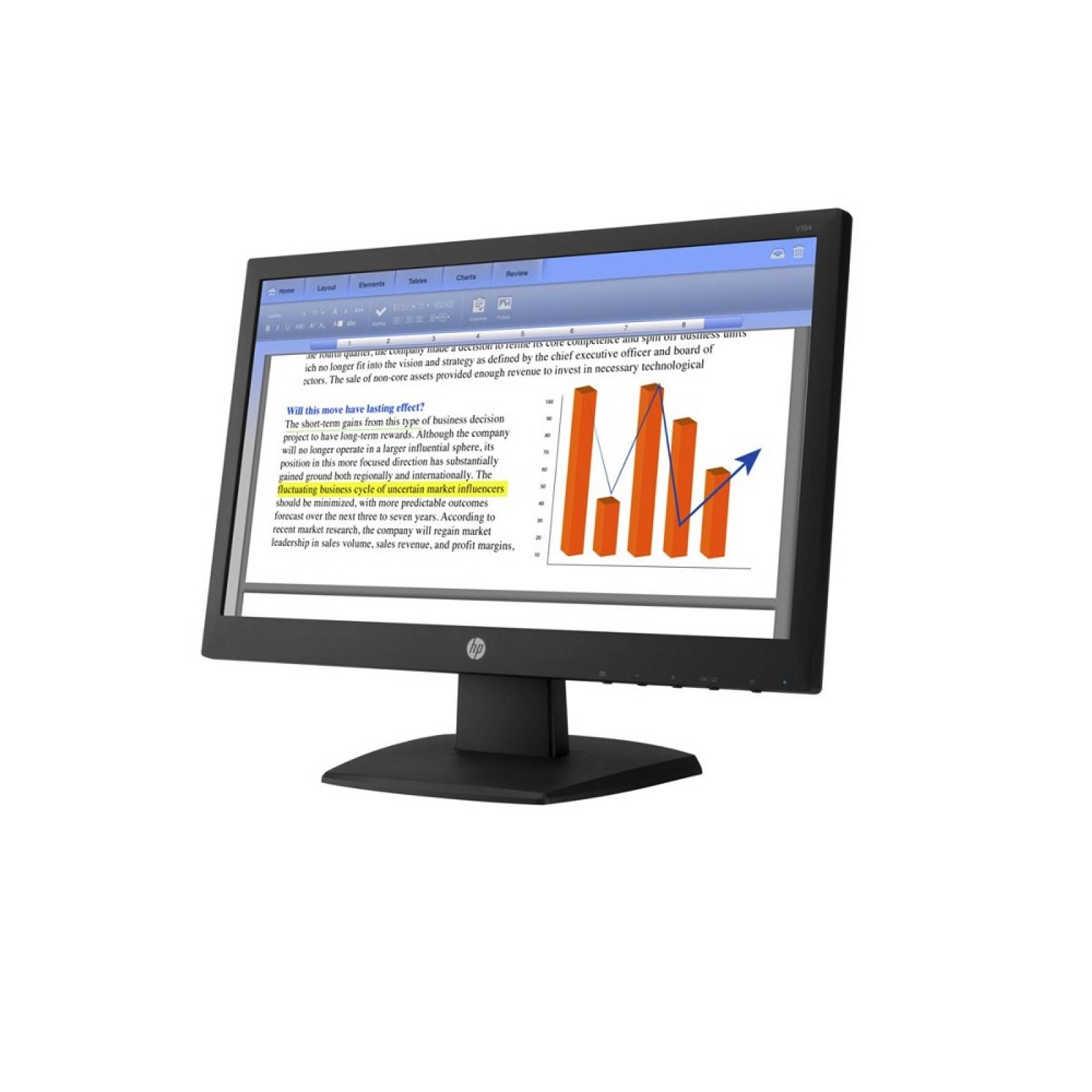 Monitor HP 18.5 HD 720p LED VGA 5ms V194