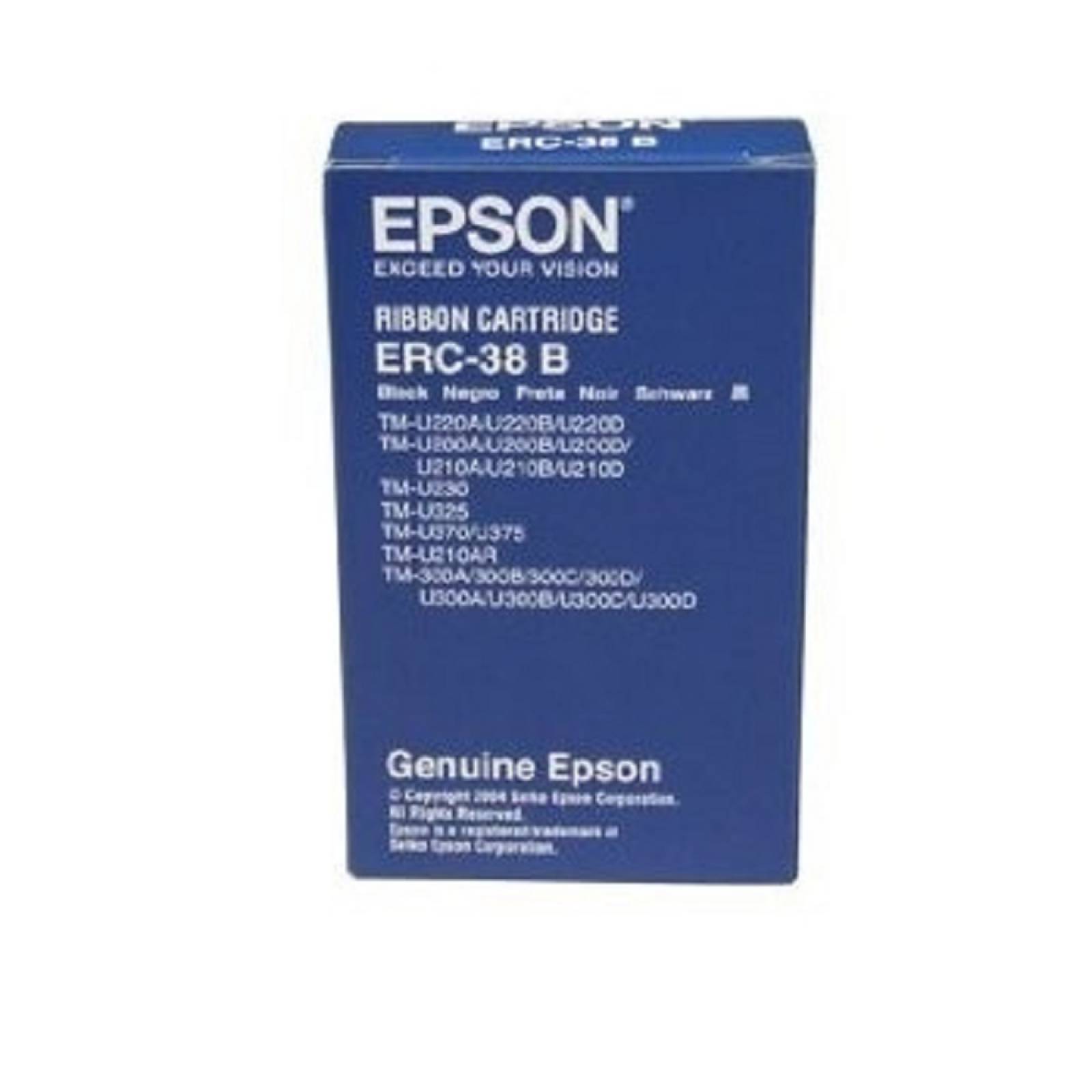 Cinta de impresion Epson negro ERC-38B