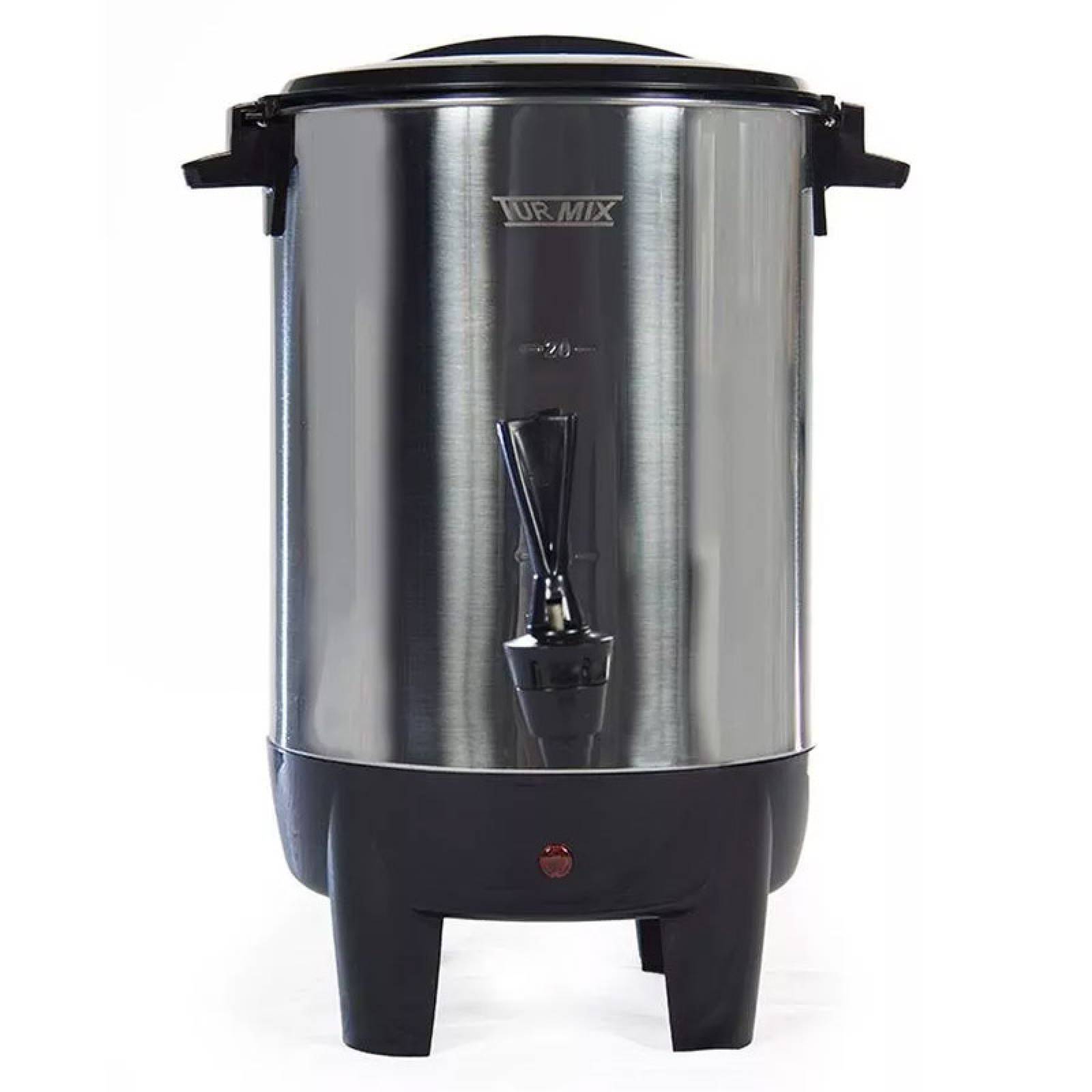 Cafetera Percoladora Turmix Acero Inoxidable 20 Tazas 6lts