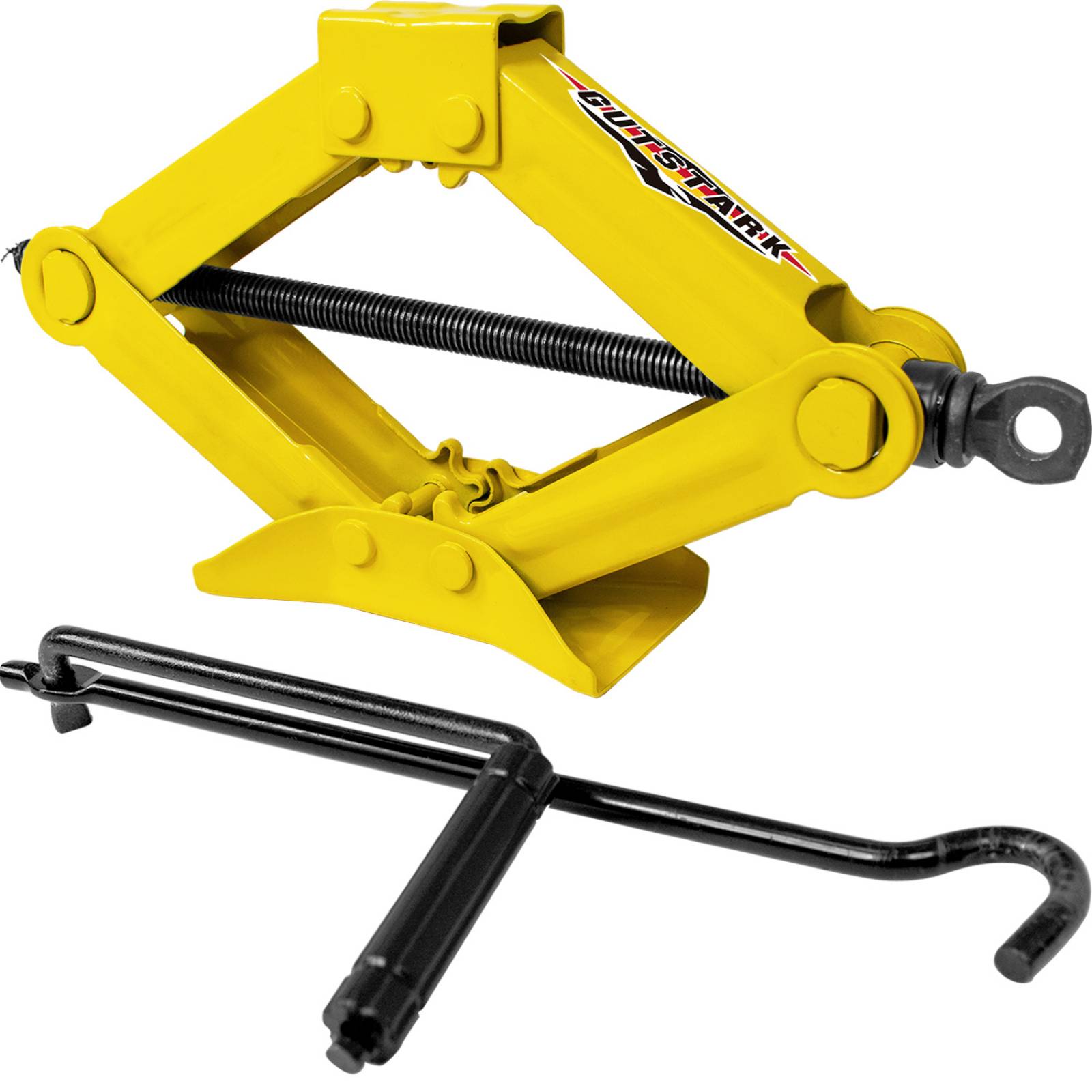 Gato Mecanico Giratorio de Tijera 800 kg Altura 21 cm Acero Gutstark