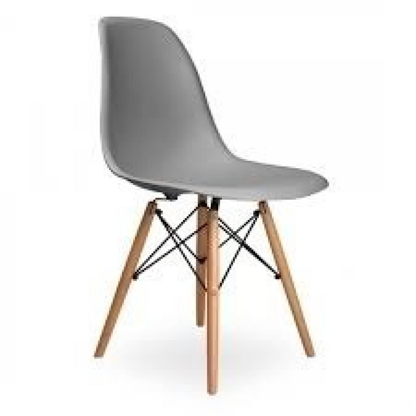 Silla Estilo Eames Kit 2 Sillas Eames Gris Decoracion De Interiores Vi