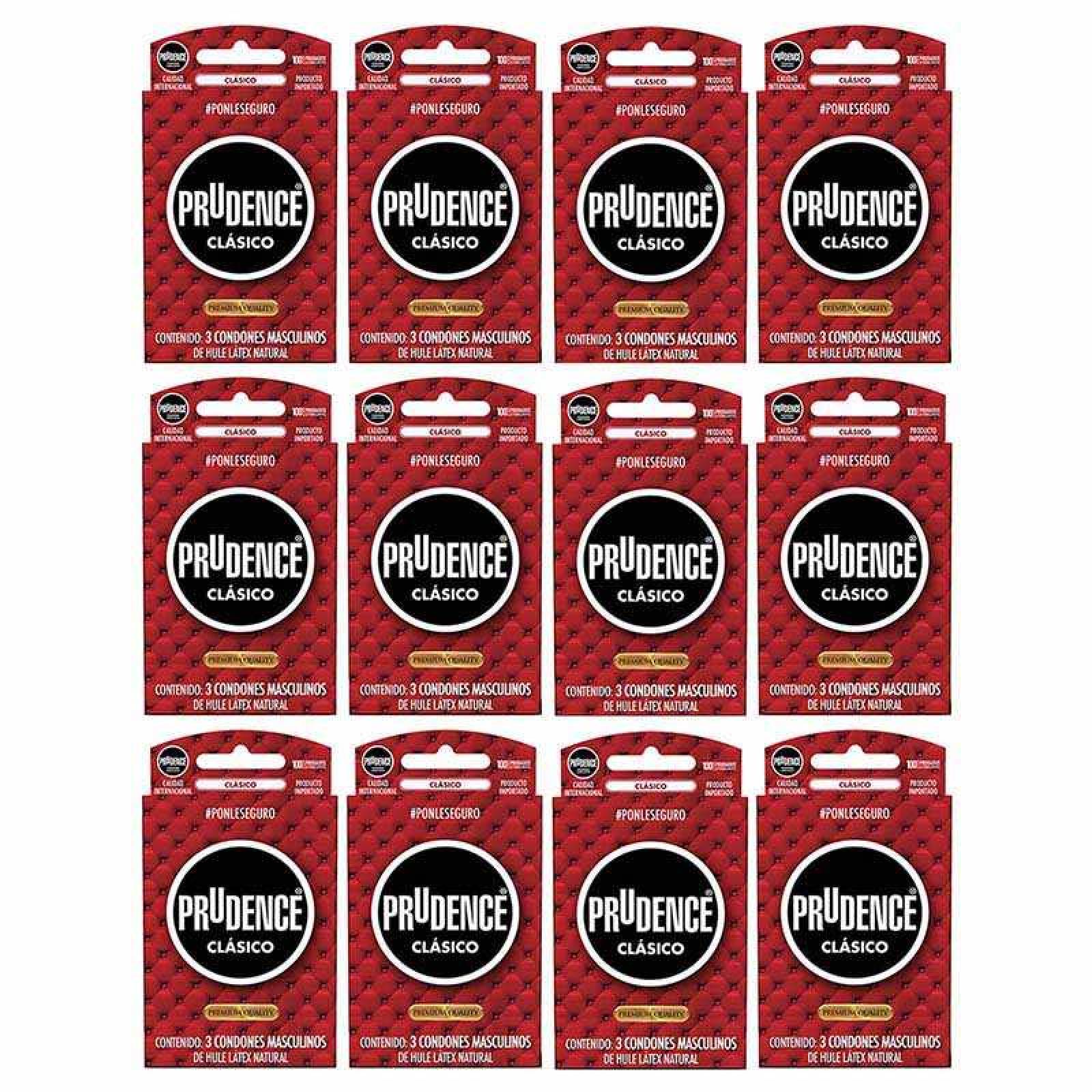 Pack Paquete 36 Condones Clasicos Preservativos