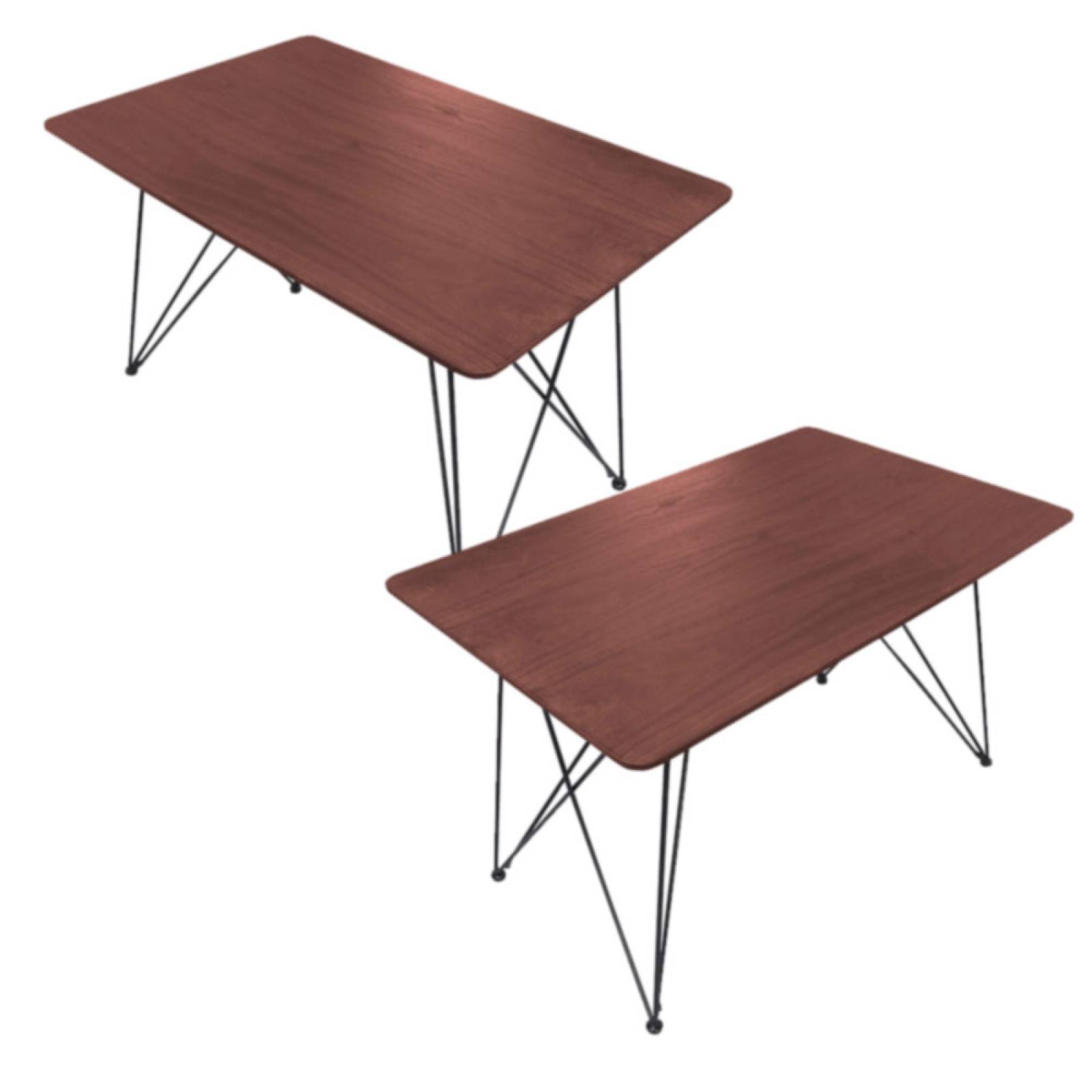 Mesa Comedor Rectangular Kit 2 Mesas Tolix Restaurante Cafeteria ...