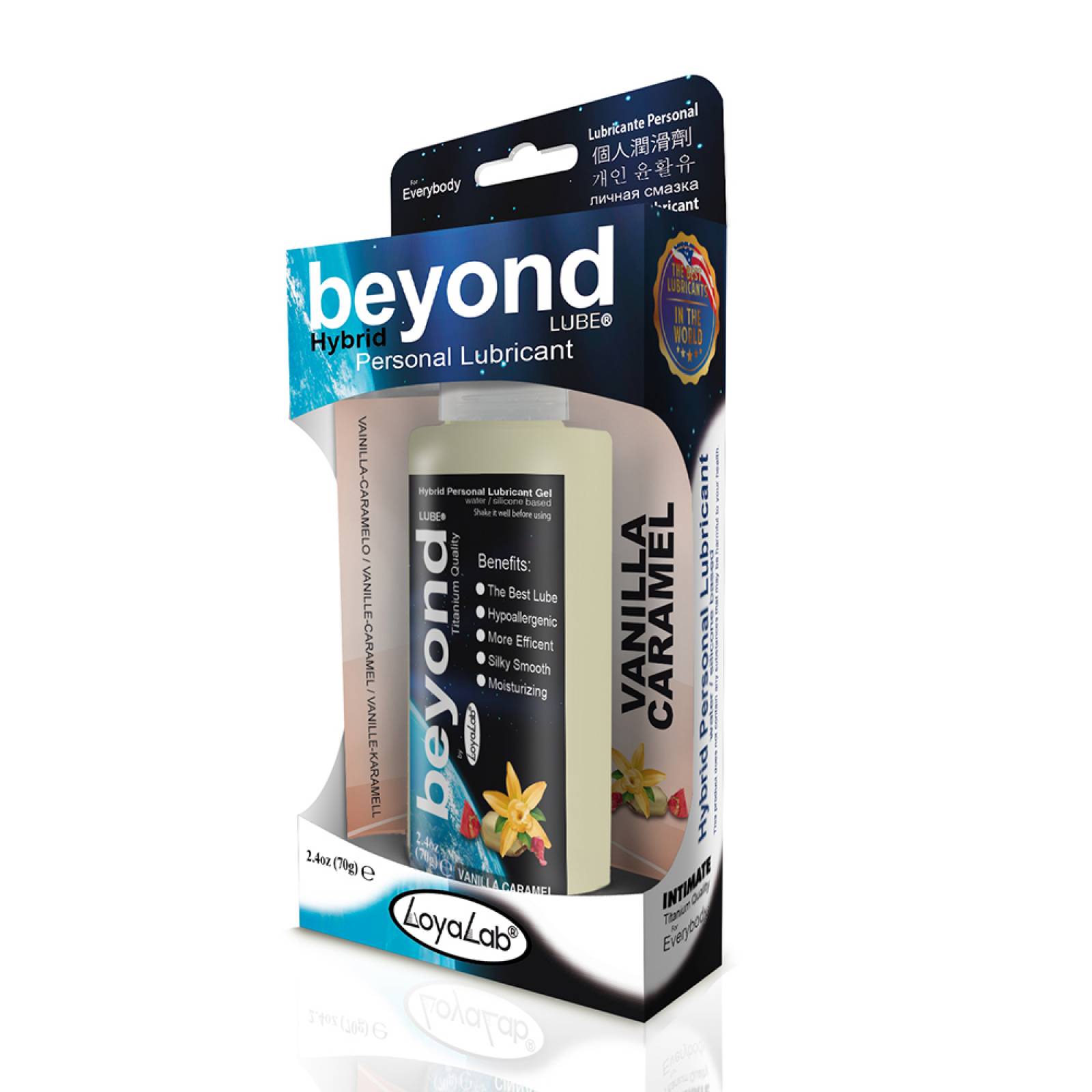 Gel Lubricante Intimo Híbrido, Beyond Lube de Vainilla Caramelo 70 g ...